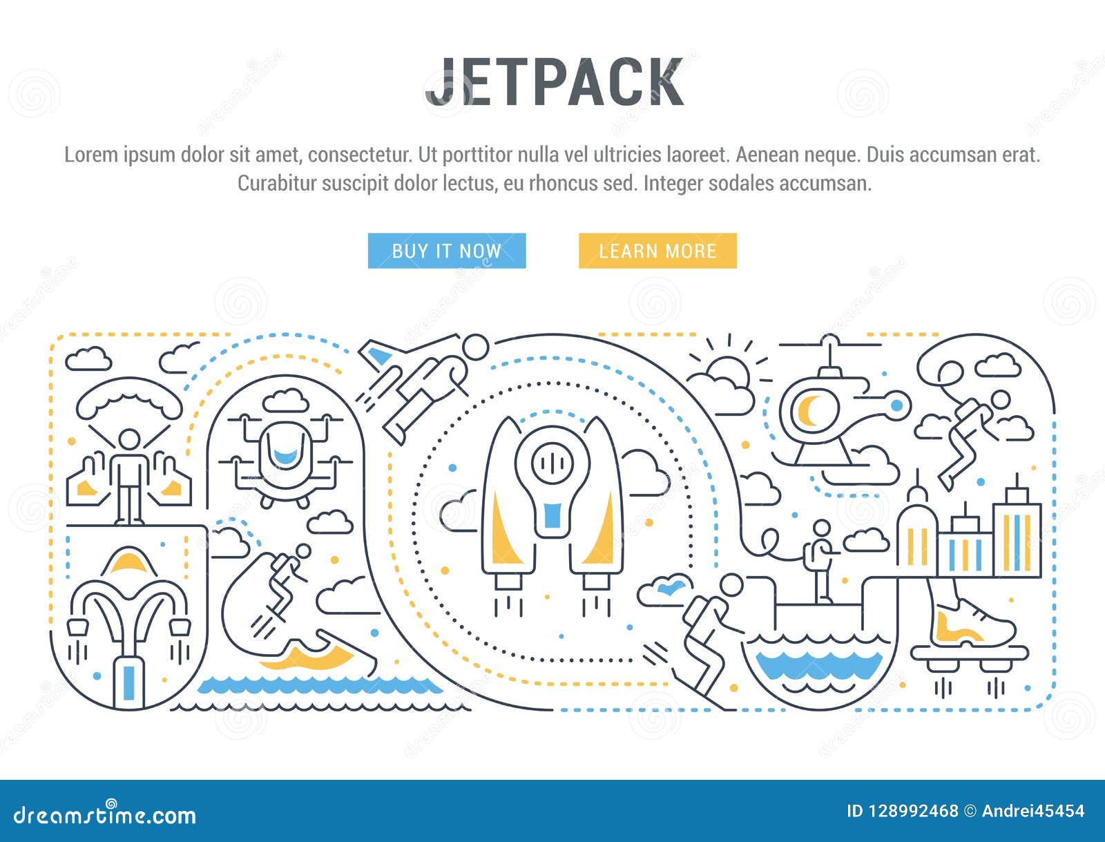 Linear Banner Of Hyperloop. Royalty-Free Cartoon | CartoonDealer.com ...