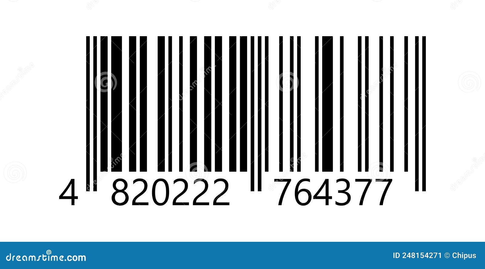 Linear Vector Bar Code Template Barcode Pattern Stock Vector Illustration Of Number Code