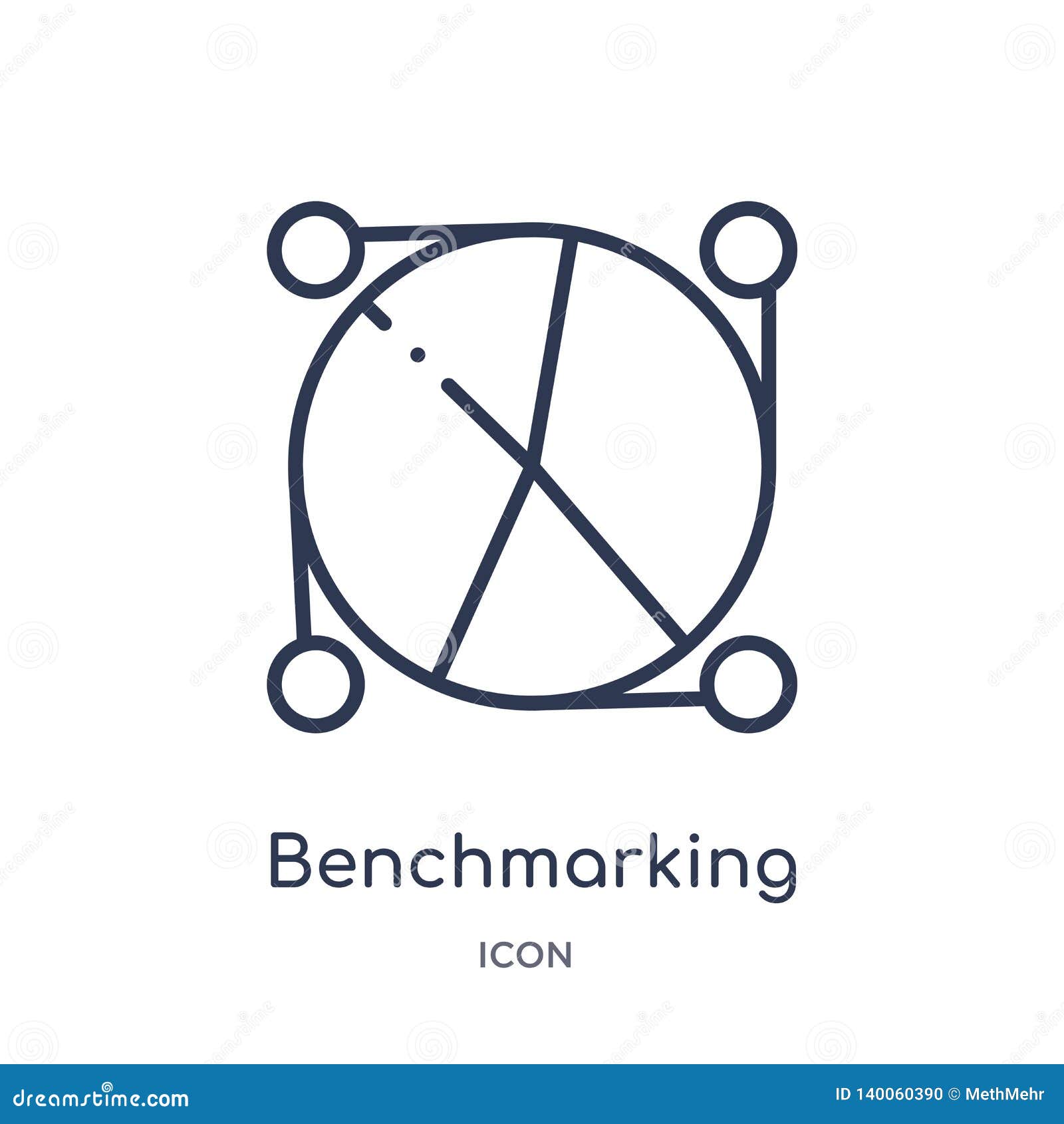 Benchmarking Outline Icon. Thin Line Concept Element From Business ... Benchmarking Outline Icon. Thin Line Concept Element From Business ...