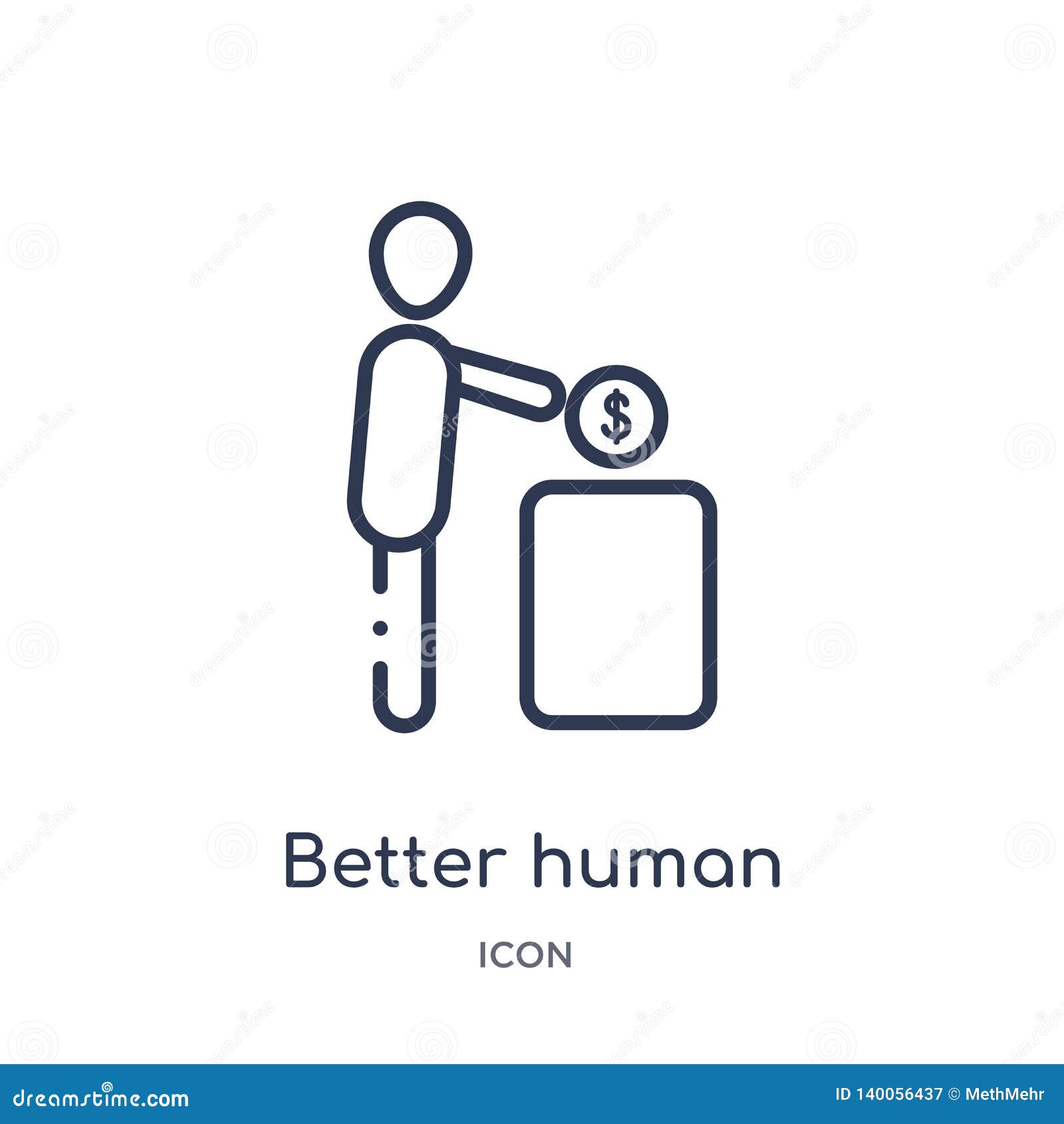 Better Human Icon. Trendy Better Human Logo Concept On White Background ...