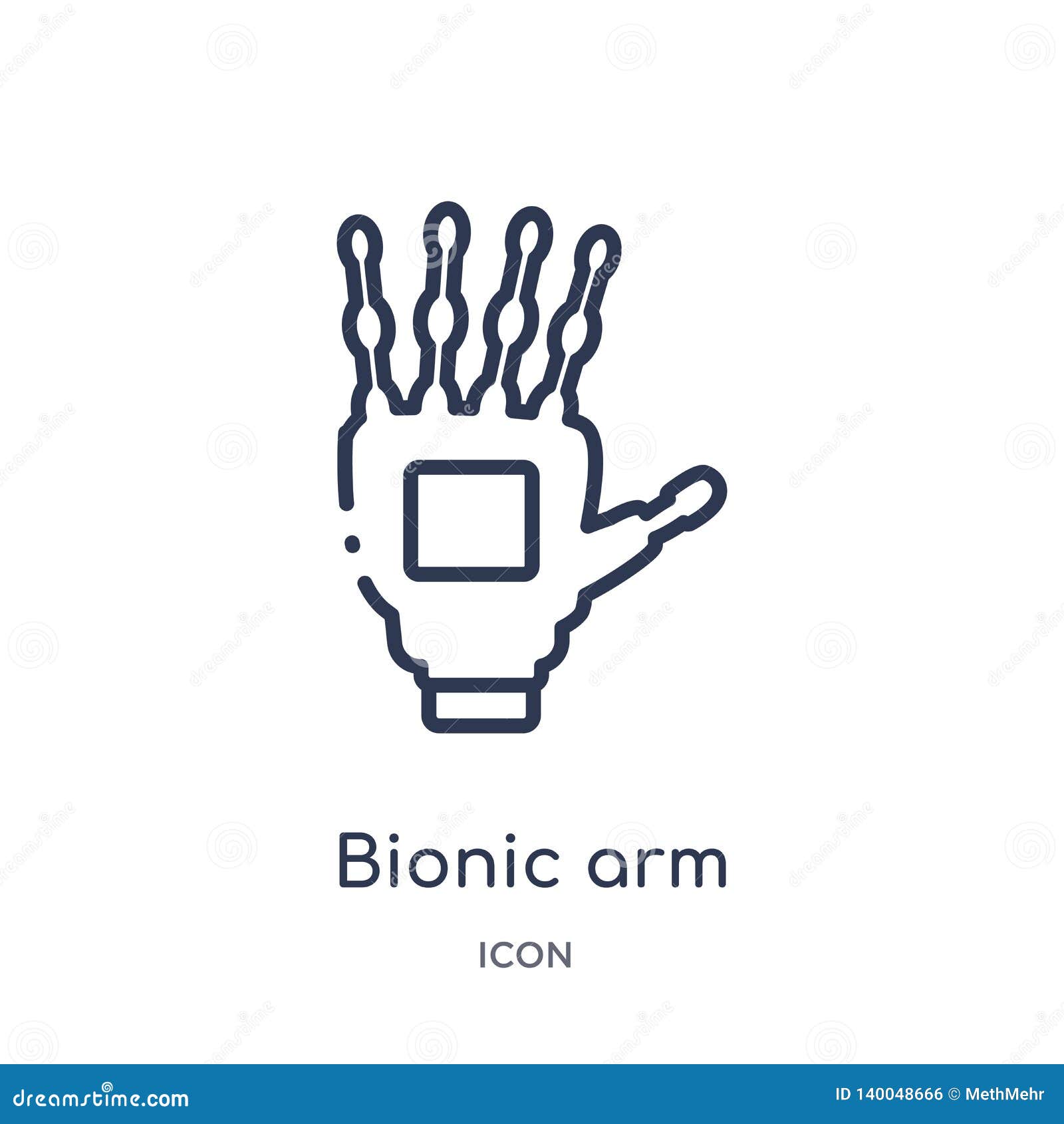 Linear Bionic Eye Lens Icon Vector Collage Royalty-Free Stock Photo ...