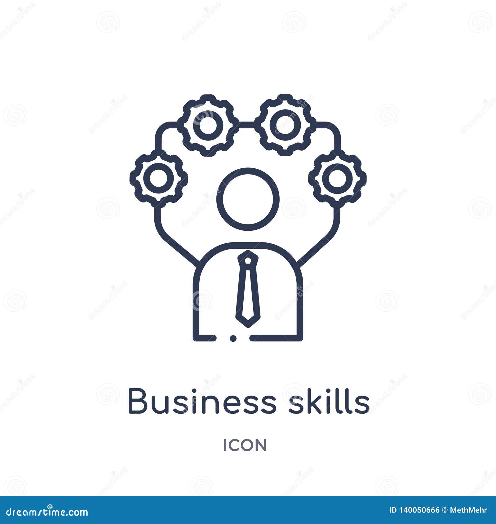 Linear Business Skills Icon From Business And Analytics Outline ... Linear Business Skills Icon From Business And Analytics Outline ...
