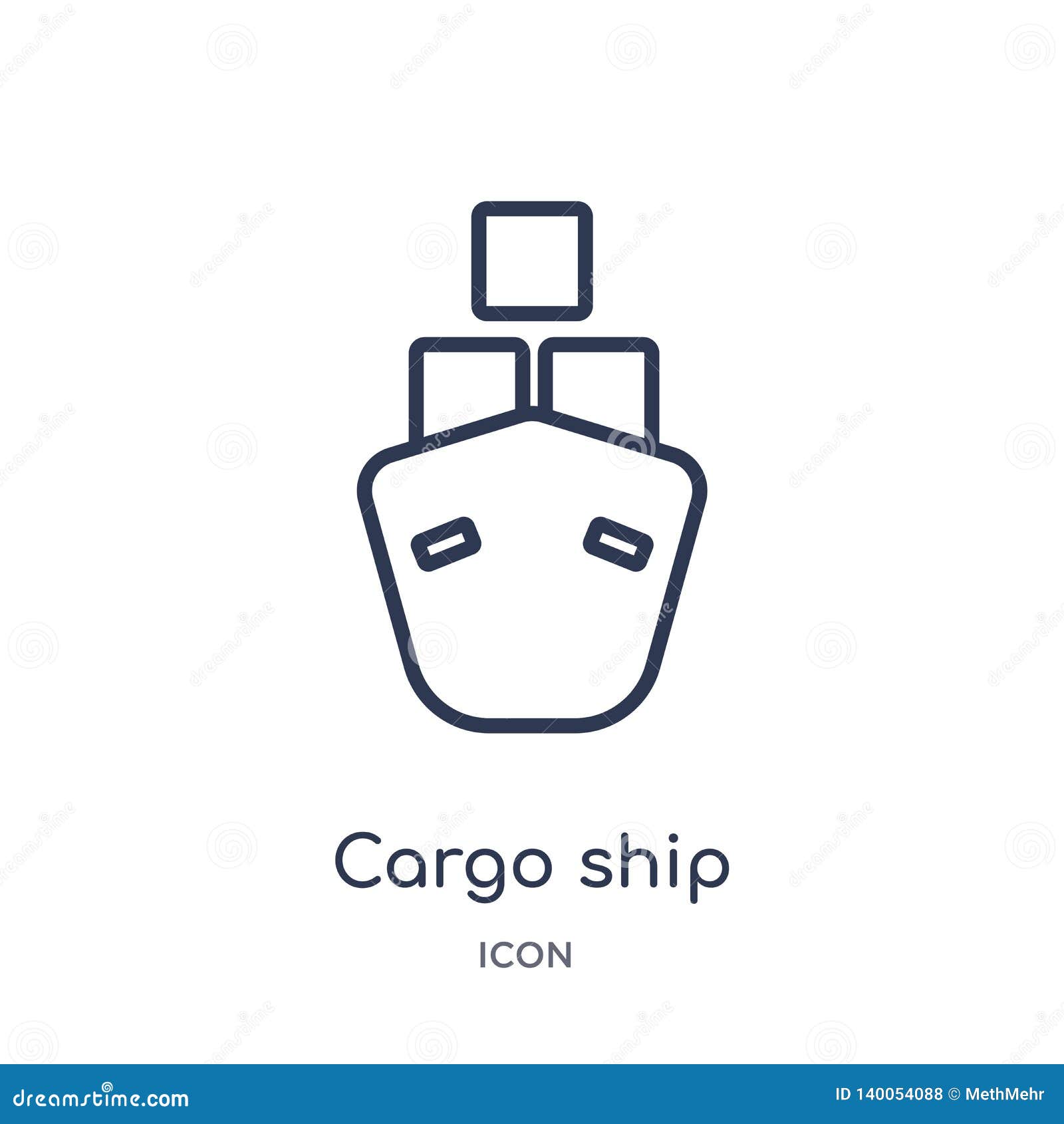 Linear Cargo Bus Icon From Delivery And Logistic Outline Collection ...