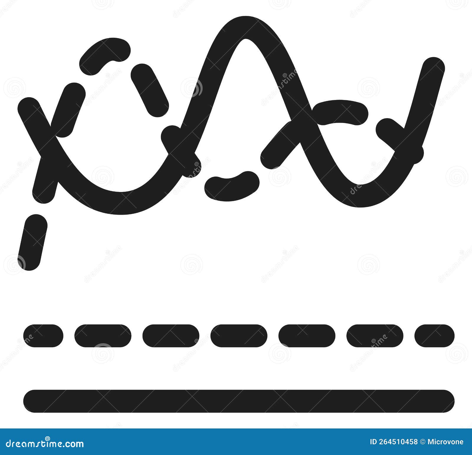 Linear Chart Icon. Data Comparison Stock Vector - Illustration of ...