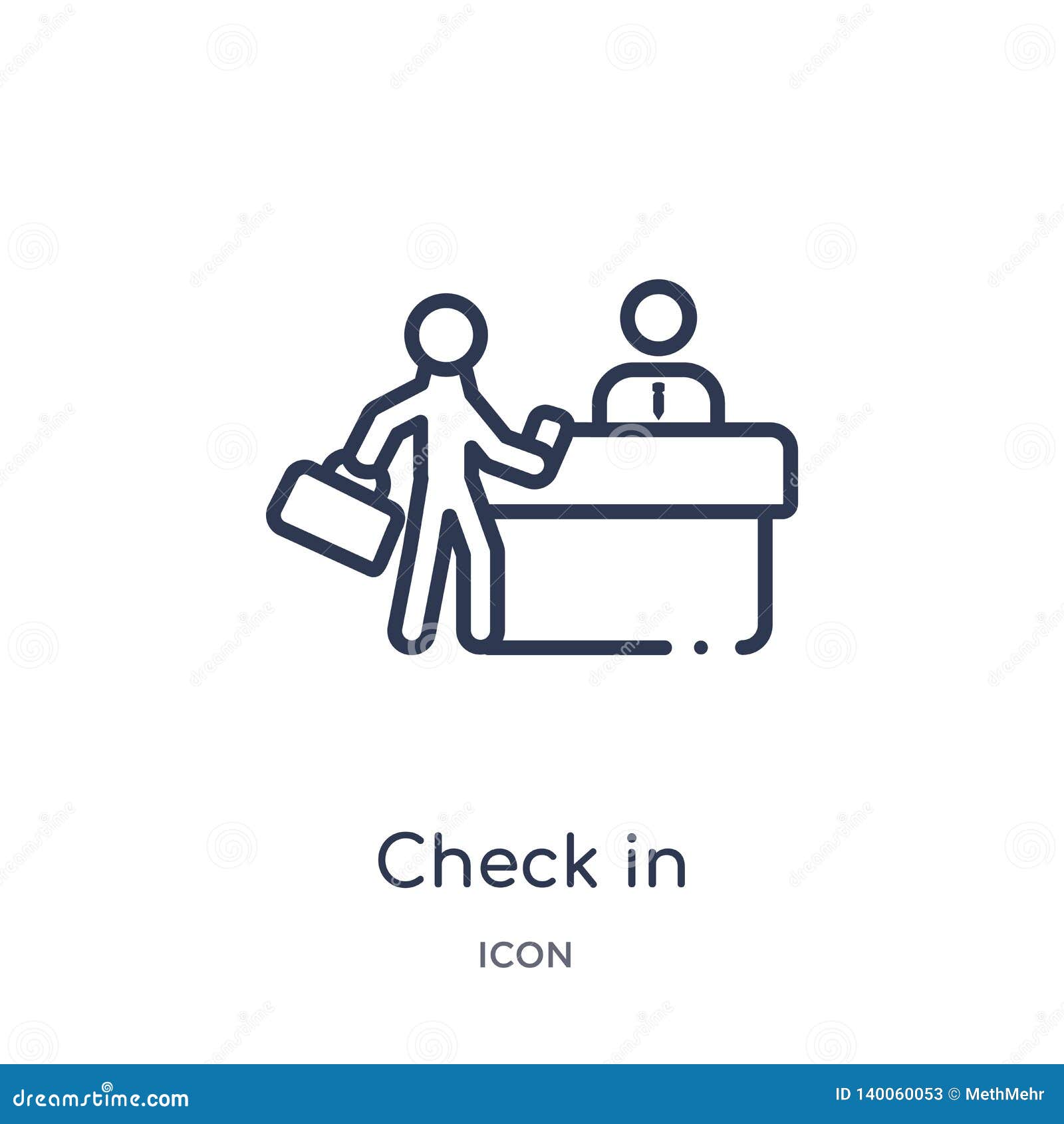 Hotel Check In Icon