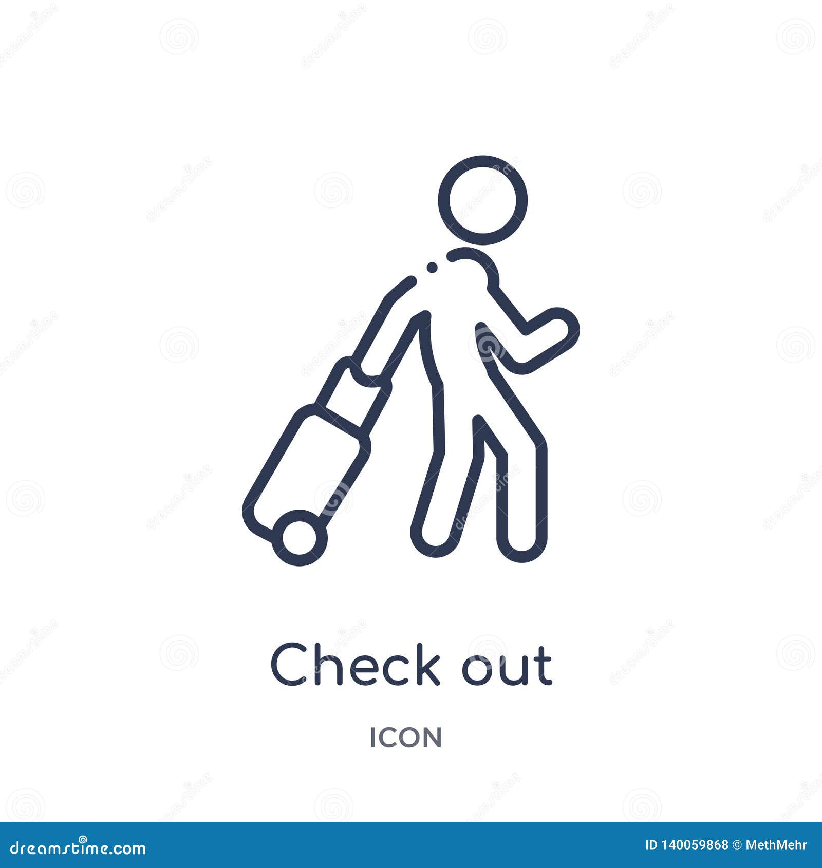Linear Check Mark Icon From Education Outline Collection. Thin Line ...