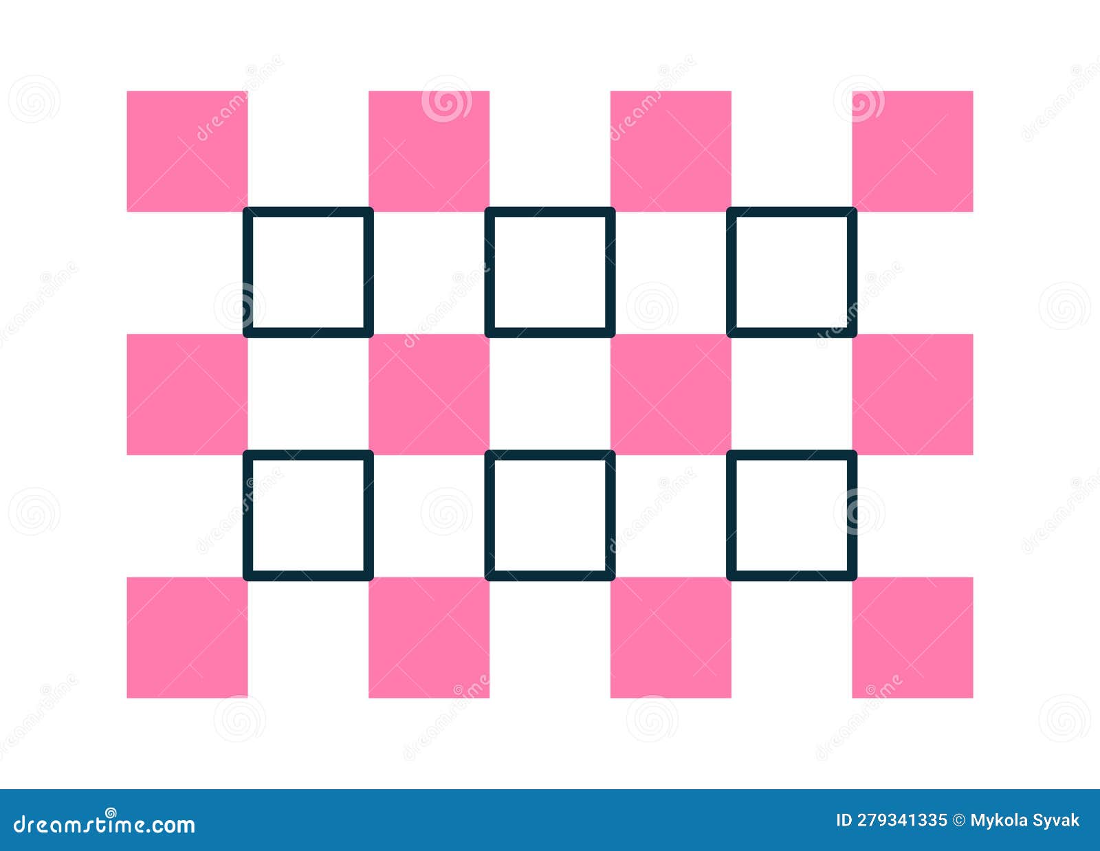 Linear Checkered Element stock vector. Illustration of linear - 279341335