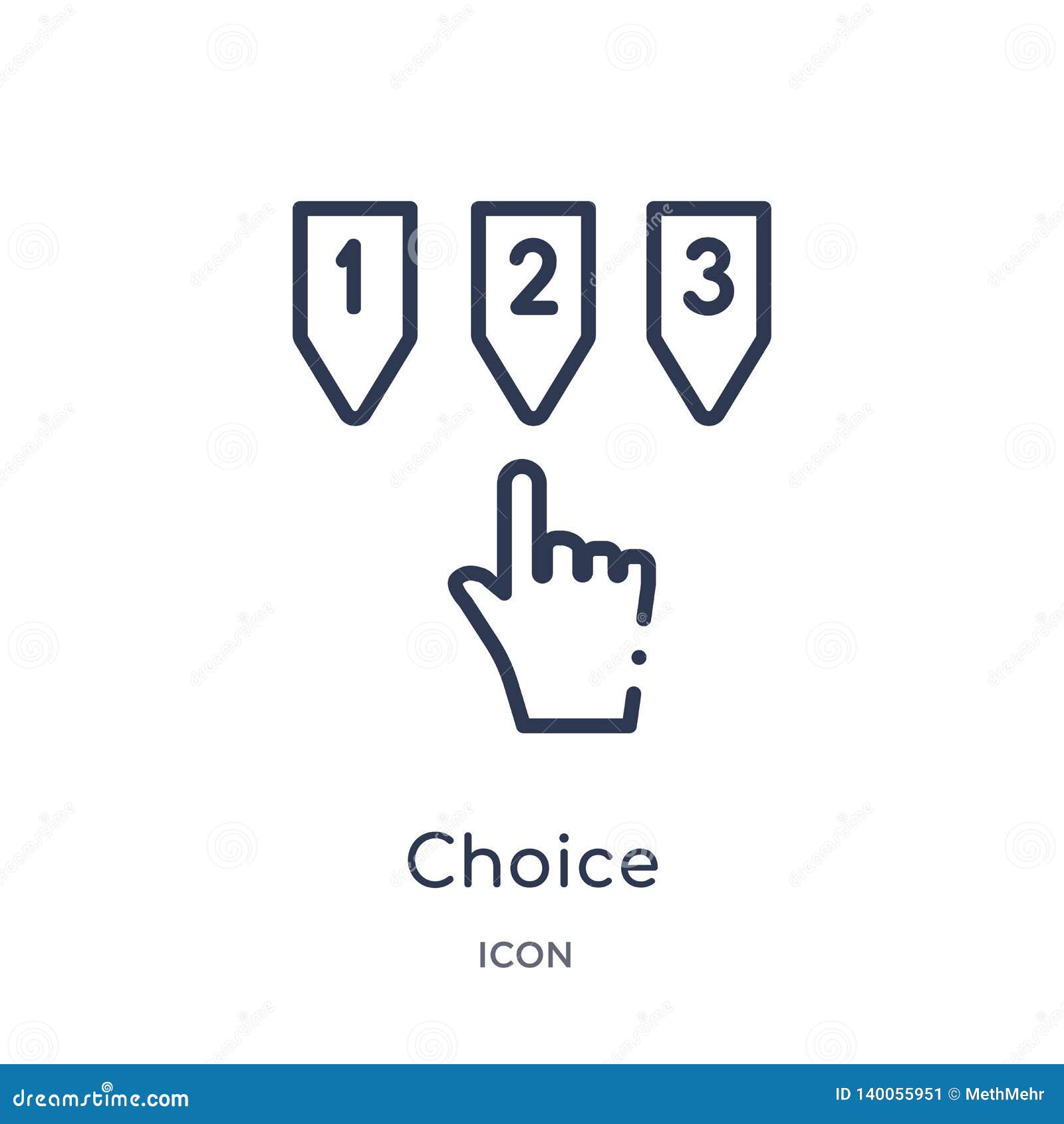 Linear Choice Icon From Ethics Outline Collection. Thin Line Choice ...