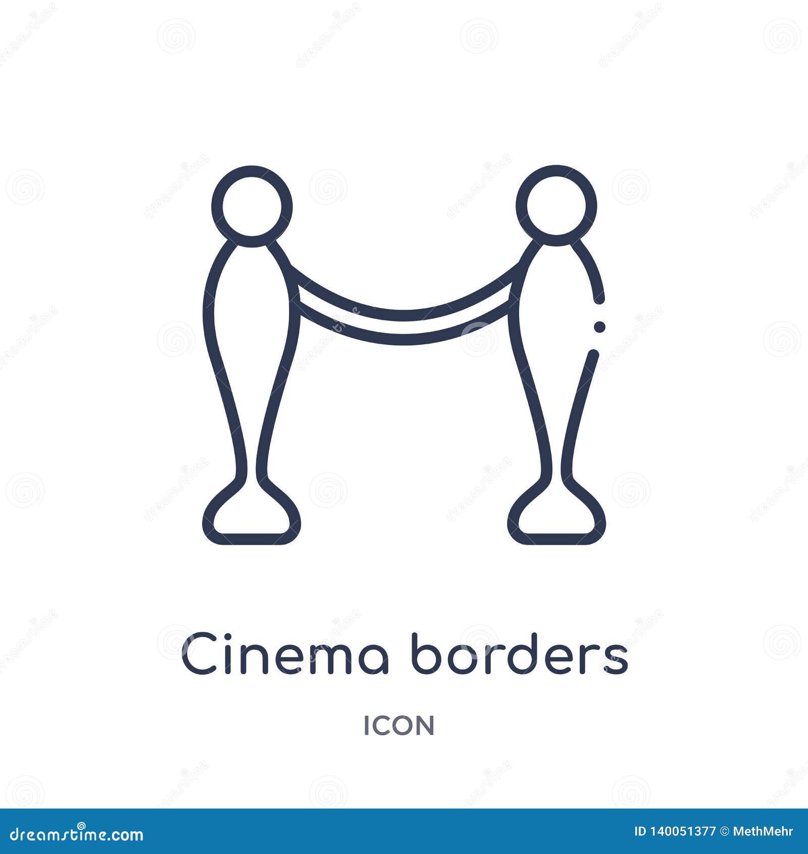 Linear Cinema Borders Icon From Cinema Outline Collection. Thin Line ...