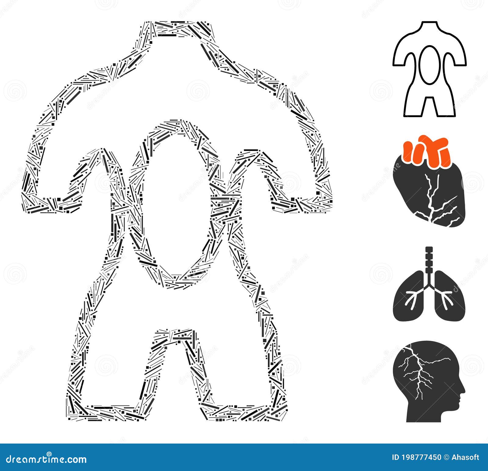 Hatch Dissection Icon Vector Collage Stock Vector - Illustration of ...