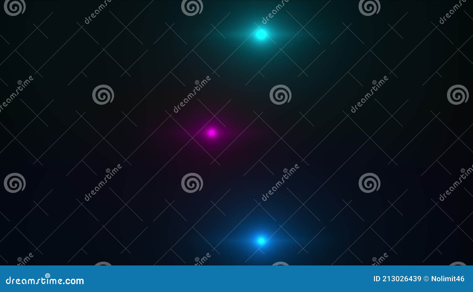 Linear Color Lightsin the Dark. Computer Generated Background 3d ...