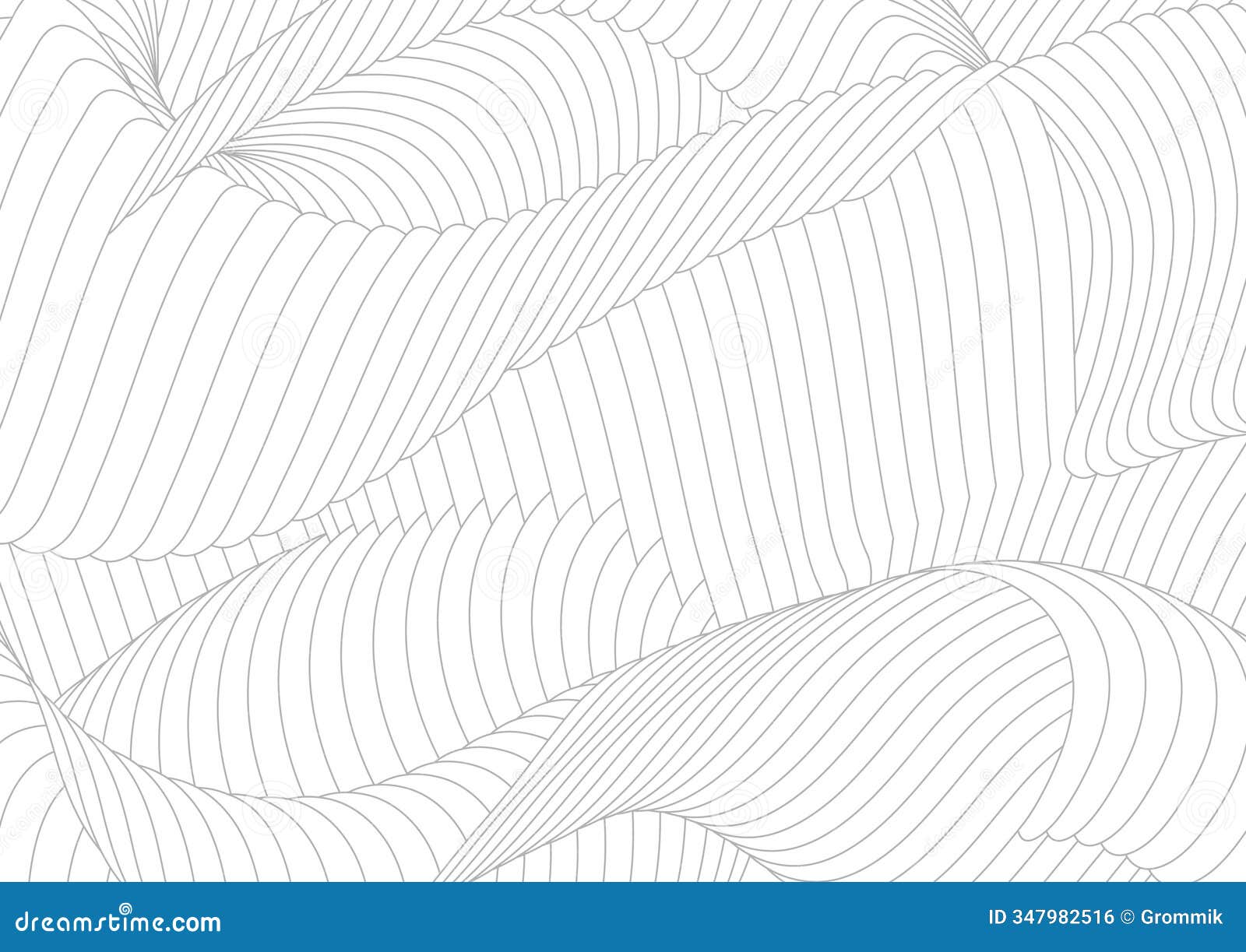 Linear Composition. Layout for the Design of Banners, Posters, Posters Stock Illustration ...