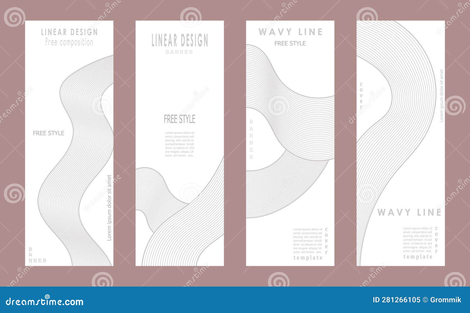 Linear Composition. a Set of Templates for the Design of Banners ...