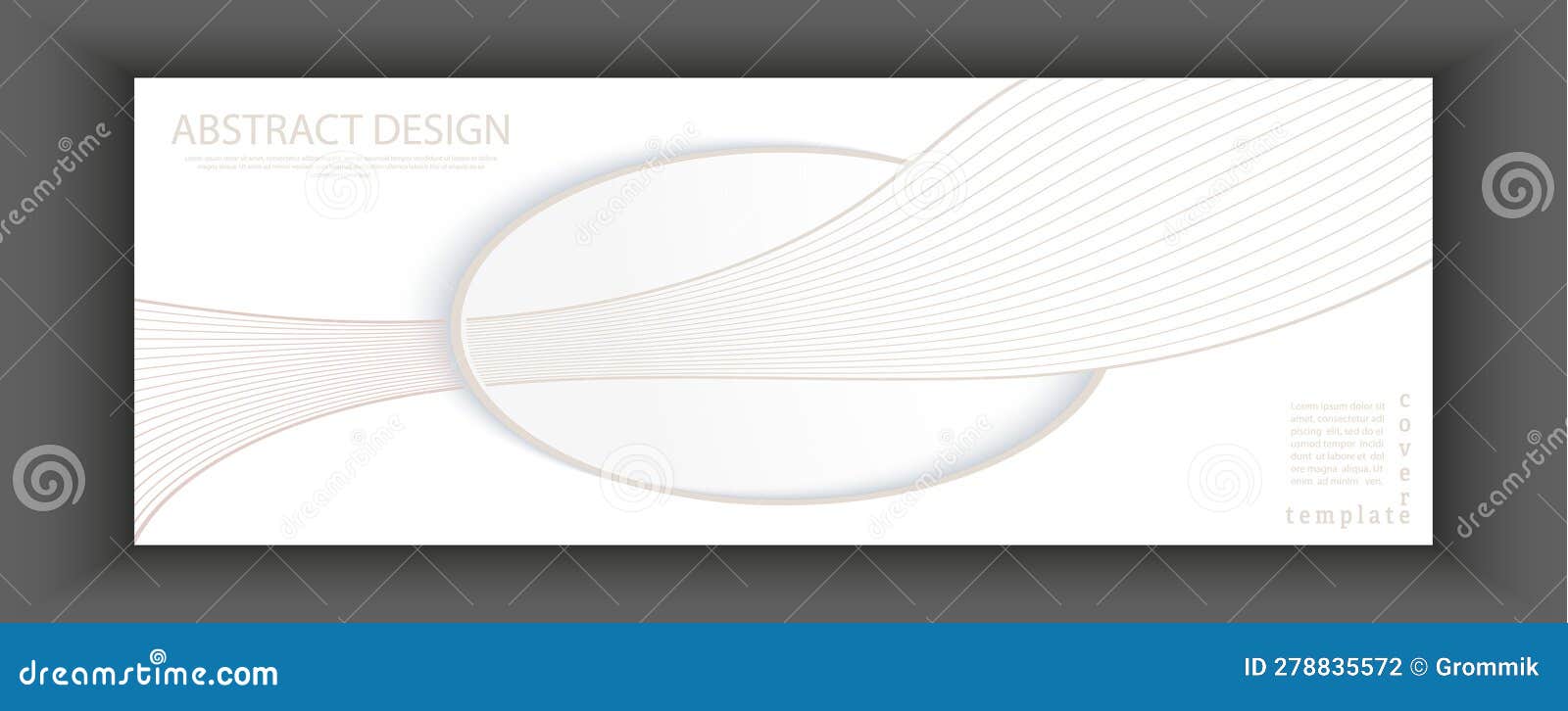 Linear Composition. Template for the Design of Banners, Posters and ...