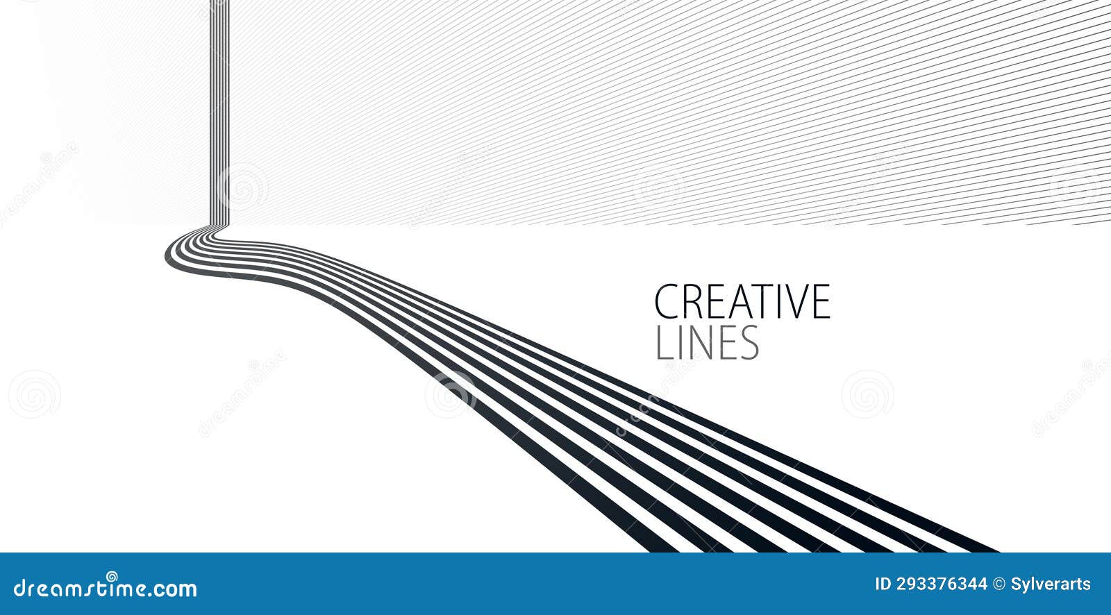 Linear Composition Vector Road To Horizon, Abstract Background with ...