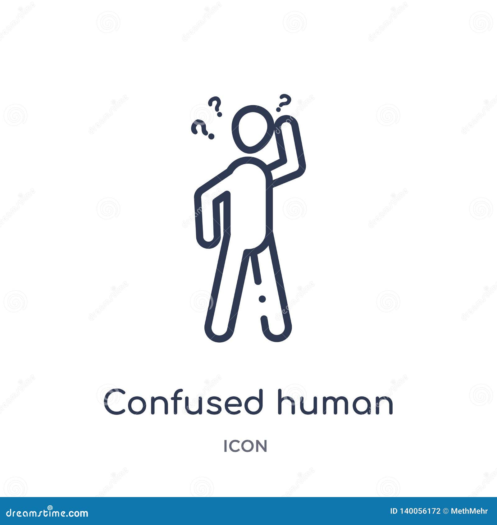 Linear Confused Emoji Icon From Emoji Outline Collection. Thin Line ... Linear Confused Emoji Icon From Emoji Outline Collection. Thin Line ...