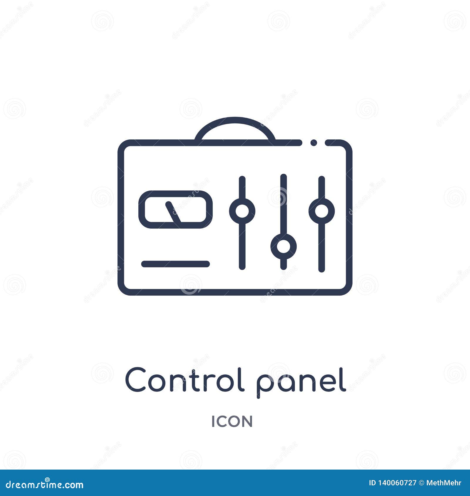 Linear Control Check Icon From Airport Terminal Outline Collection ...