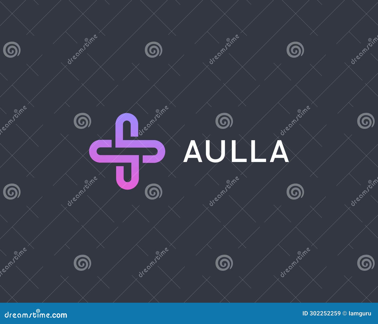 Linear Cross Linear Logo. Abstract Plus from Hearts. Universal Pharmacy ...