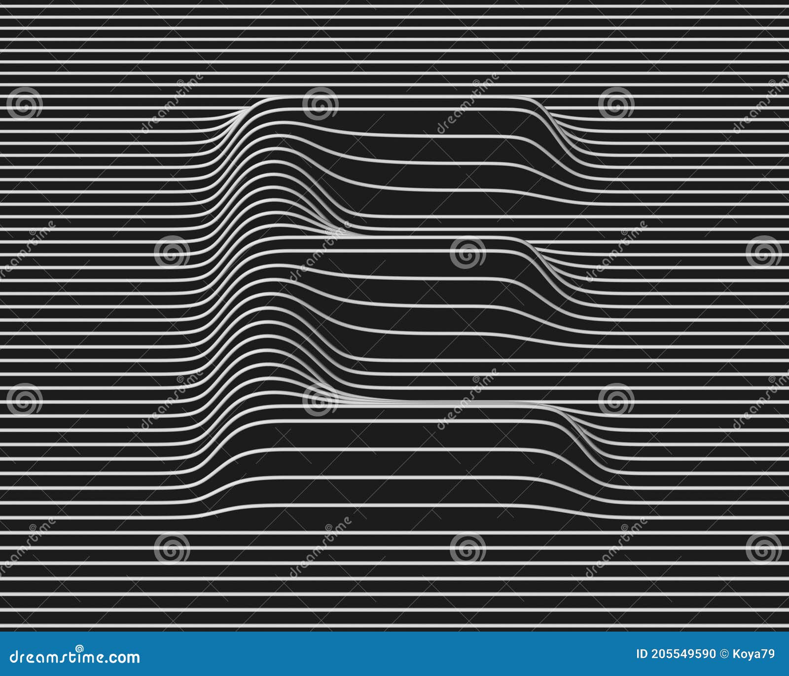 Linear 3d font letter E stock illustration. Illustration of line ...