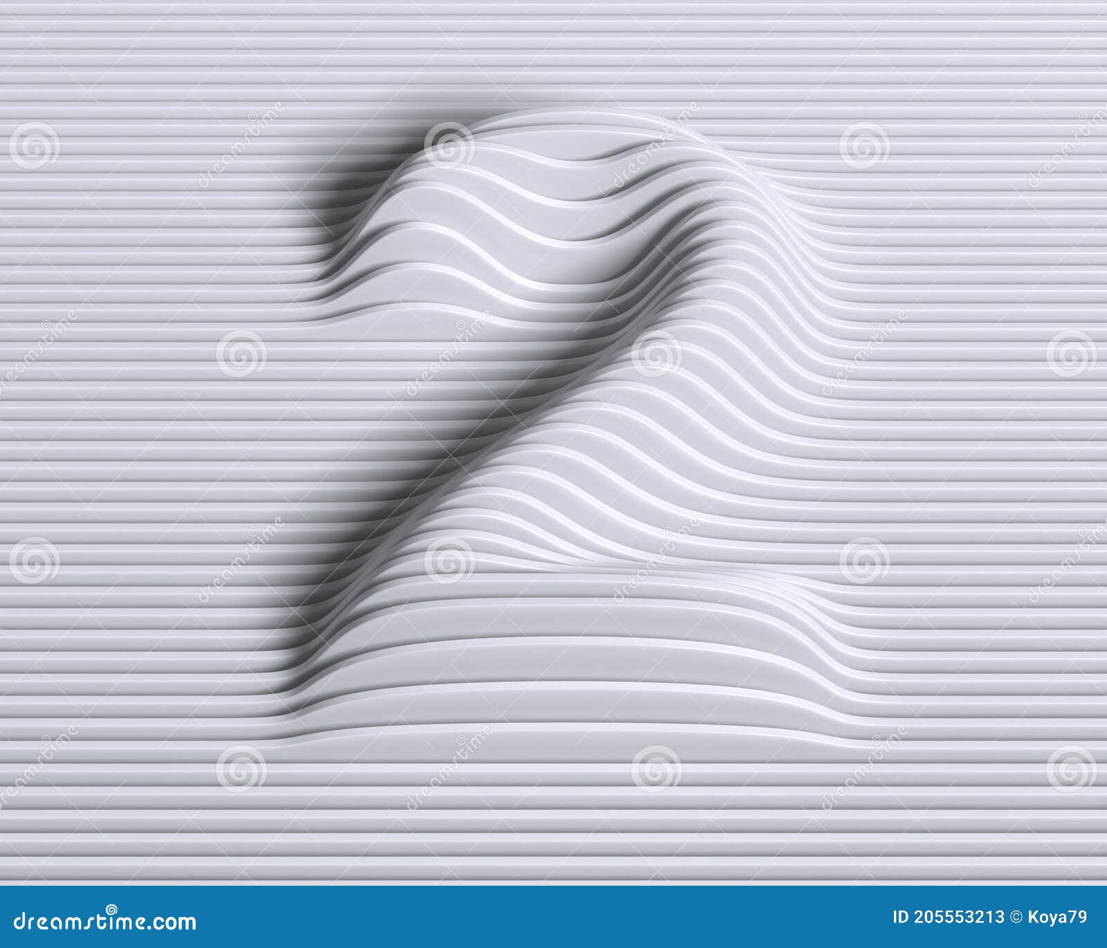 Linear 3d font number 2 stock illustration. Illustration of conceptual ...