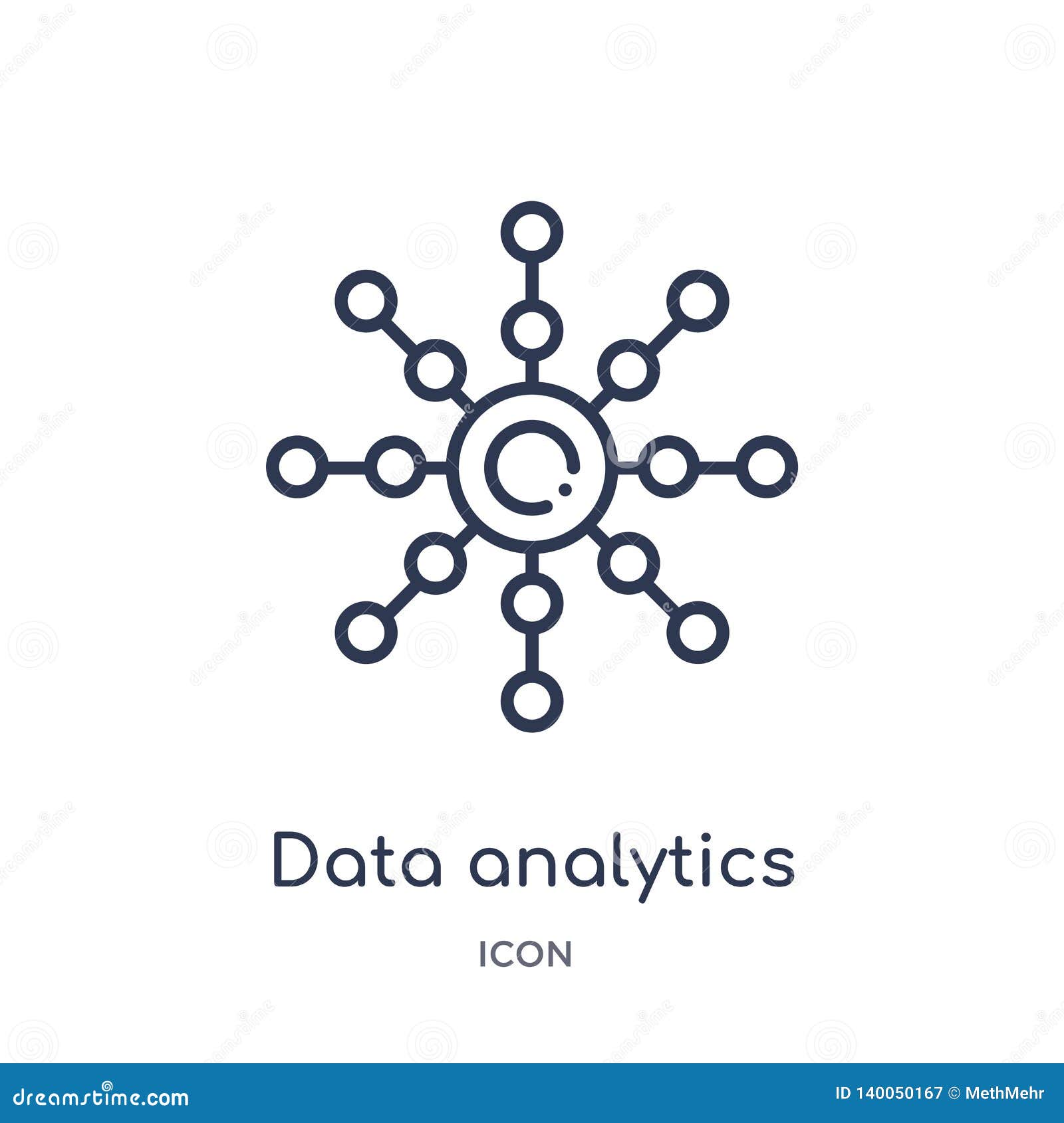Linear Data Aggregation Icon From General Outline Collection Thin Line