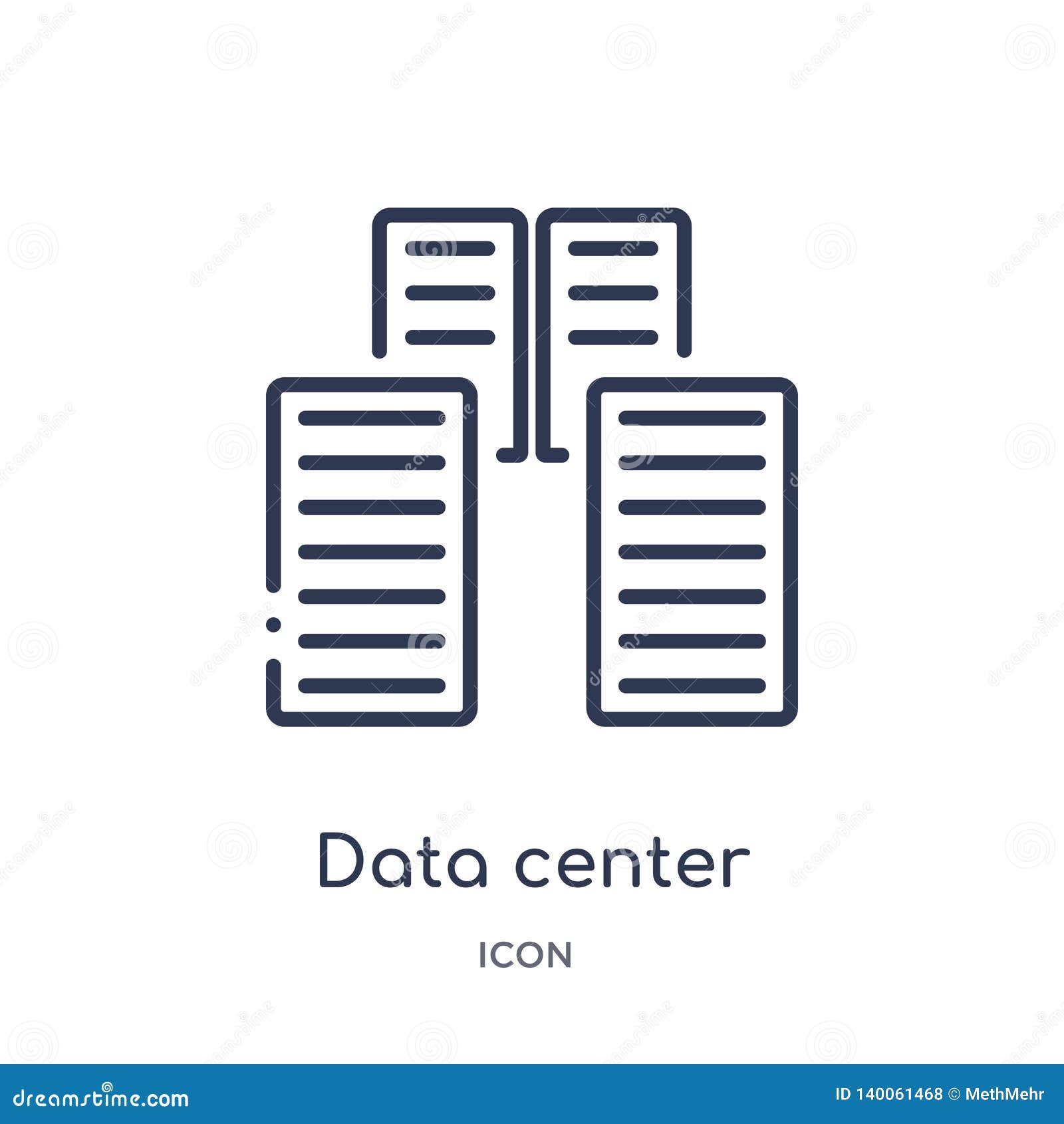 Linear Data Aggregation Icon From General Outline Collection Thin Line