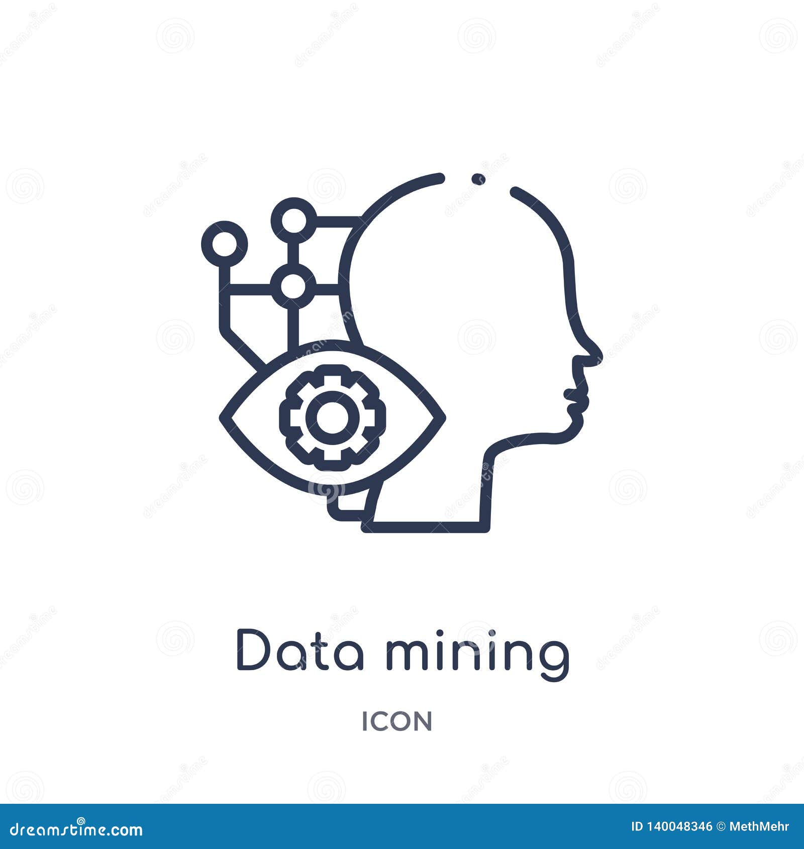 Linear Data Mining Icon from Artificial Intellegence and Future ... Linear Data Mining Icon from Artificial Intellegence and Future ...
