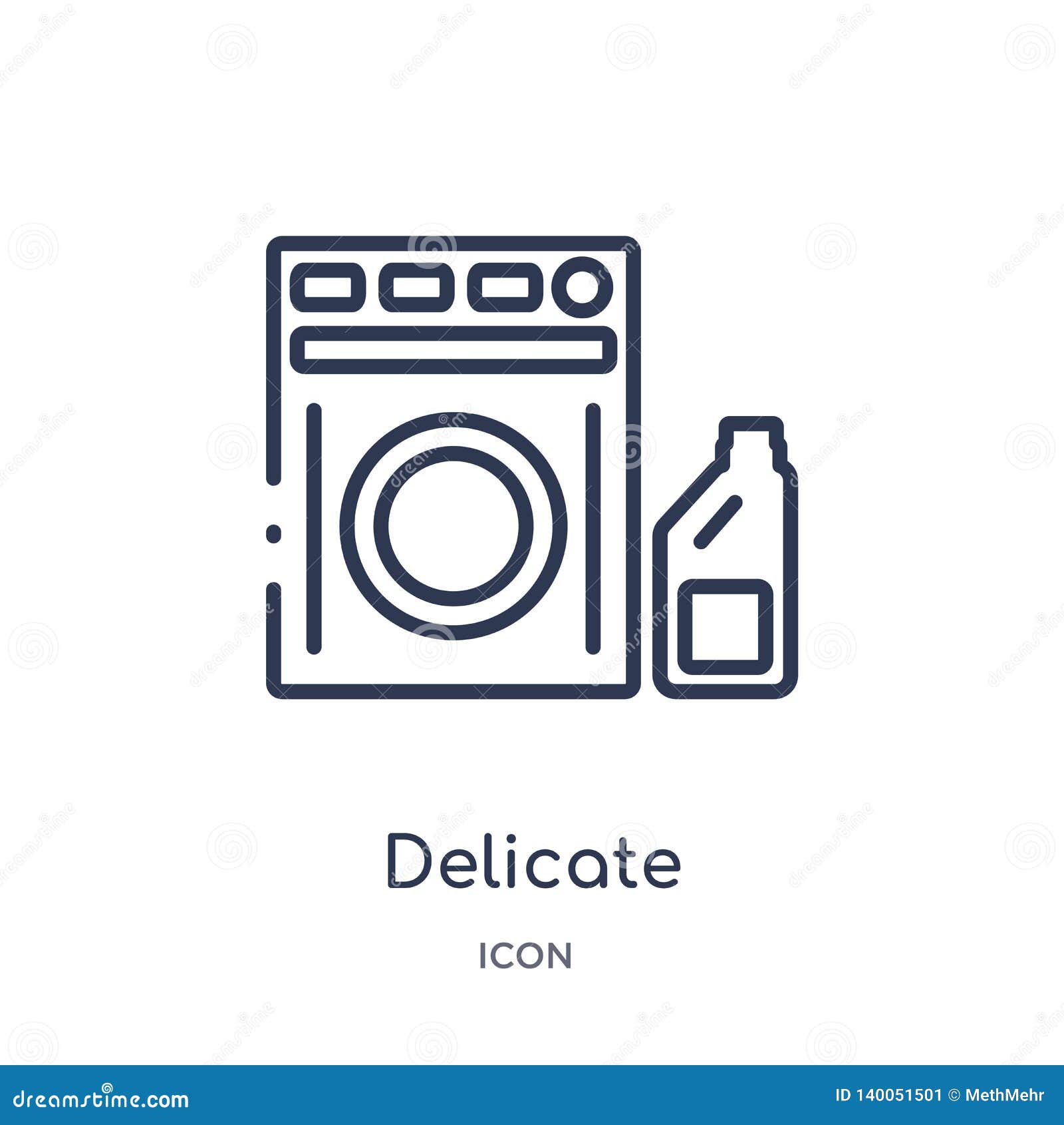 Linear Delicate Icon from Cleaning Outline Collection. Thin Line ...