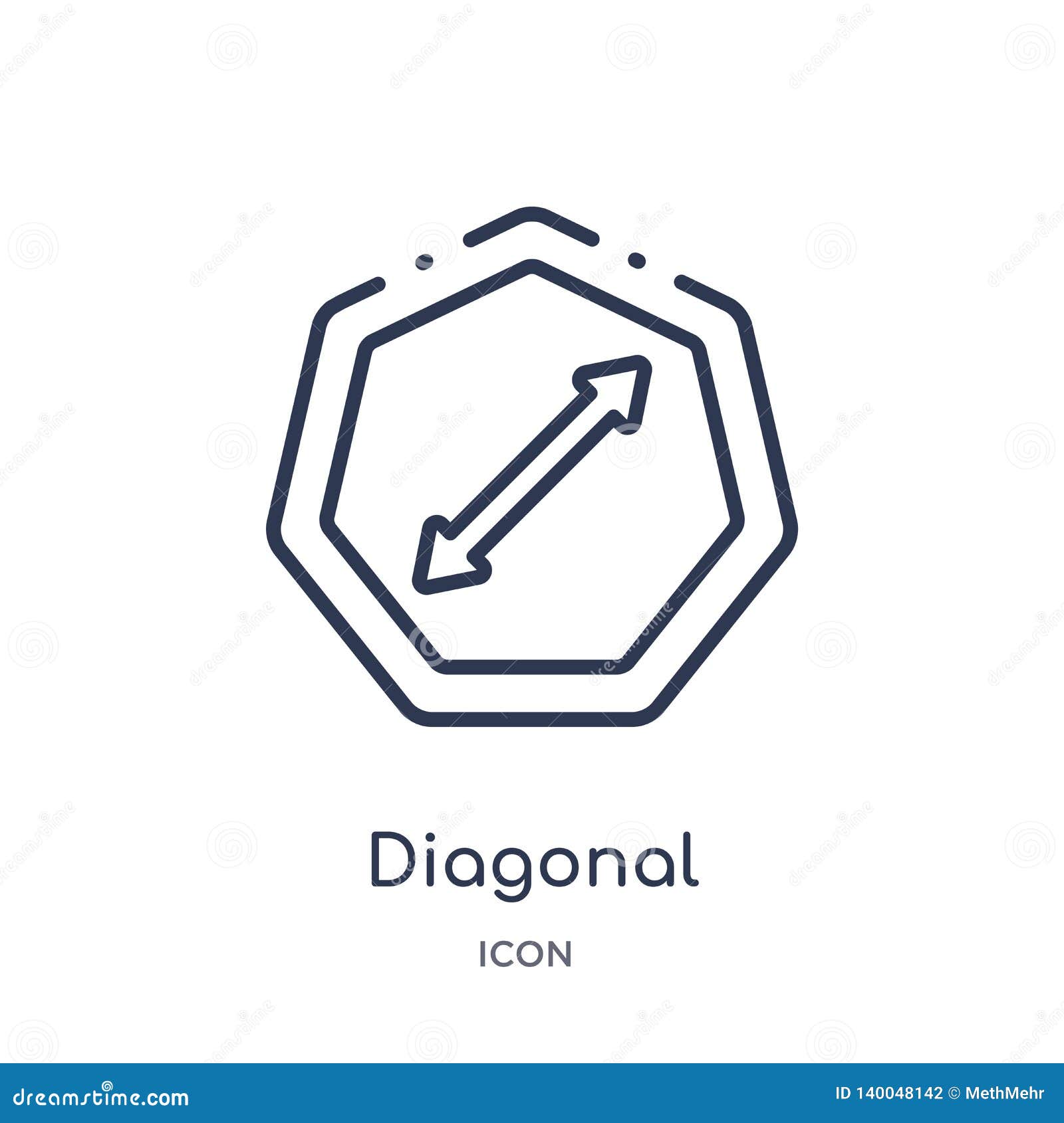 Linear Diagonal Icon From Arrows Outline Collection. Thin Line Diagonal ... Linear Diagonal Icon From Arrows Outline Collection. Thin Line Diagonal ...