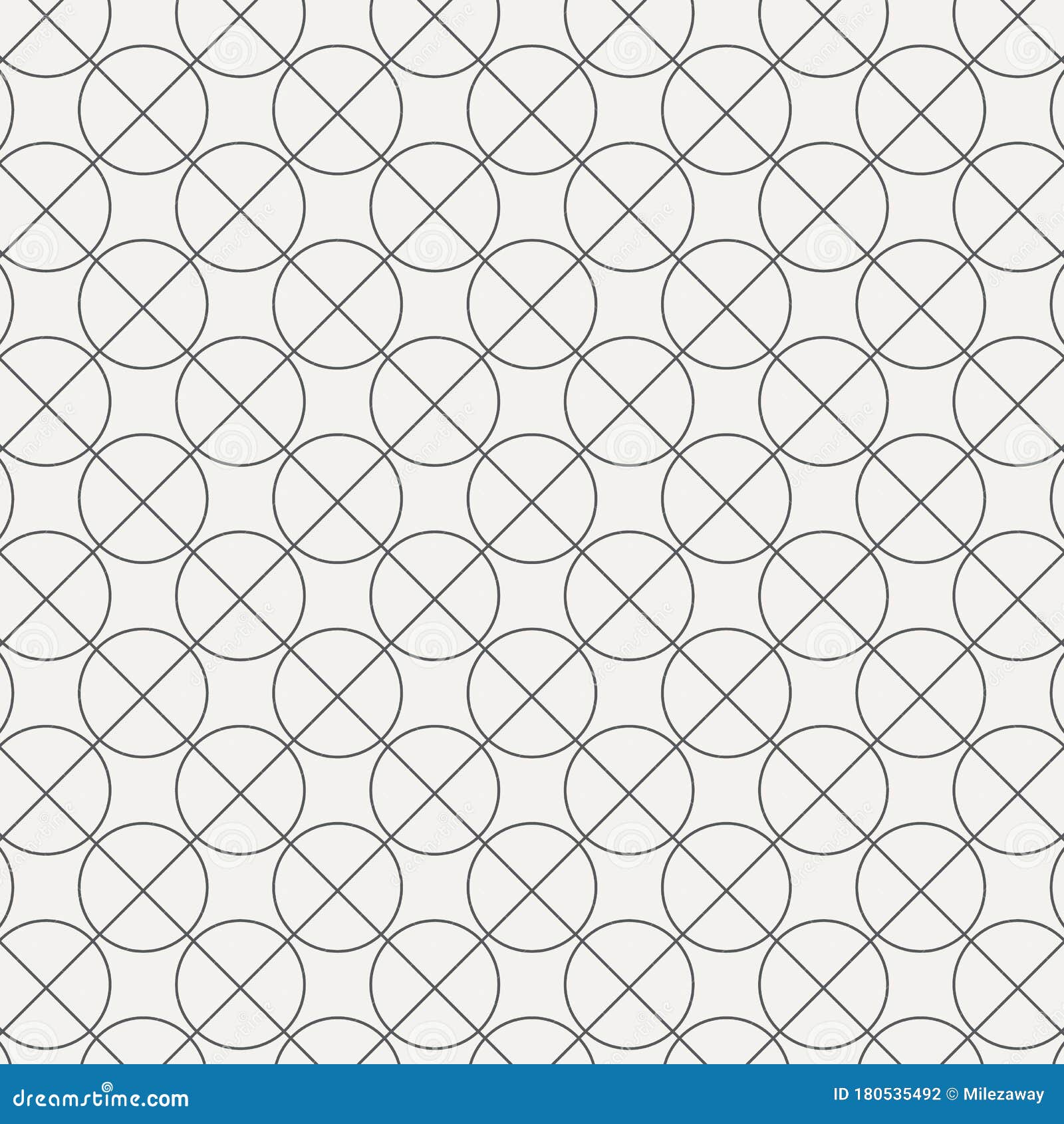 Linear Diamond Shape and Circle, Vector Pattern. Pattern is Clean for ...