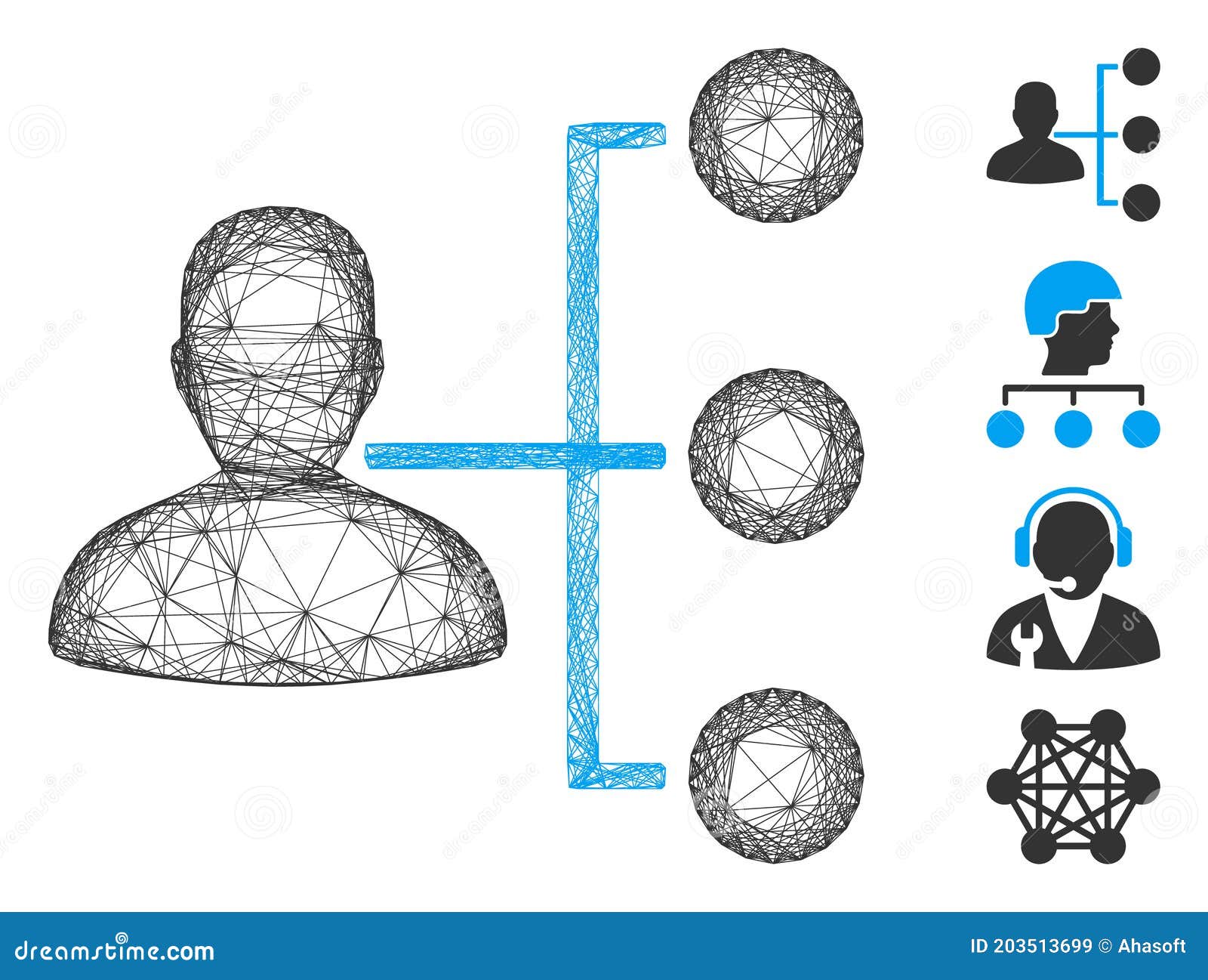 Car Distributor Vector Icon In 6 Different Modern Styles. Black, Two ...