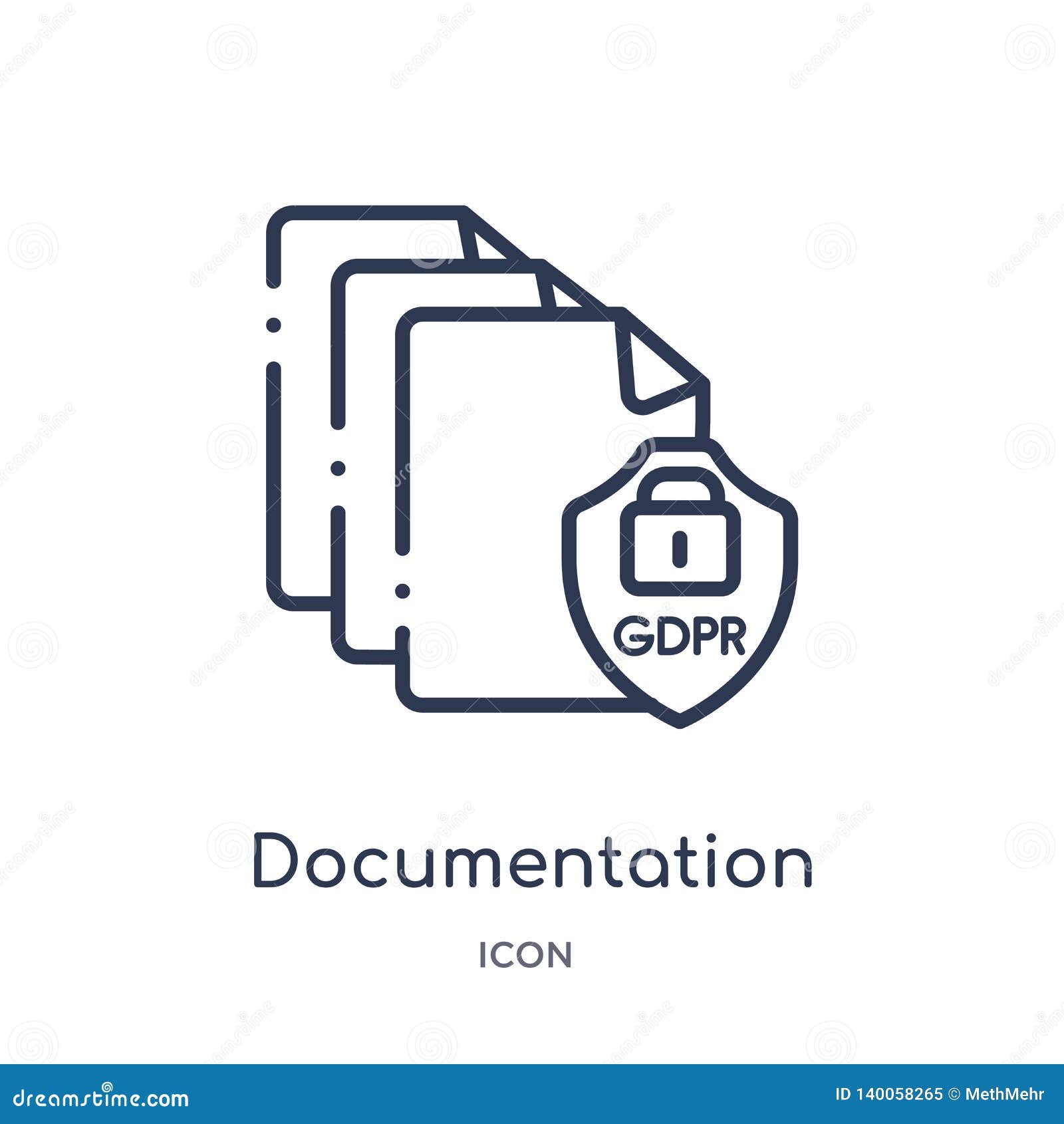 Documentation Icon Vector Manual Illustration Sign. Specifications ...