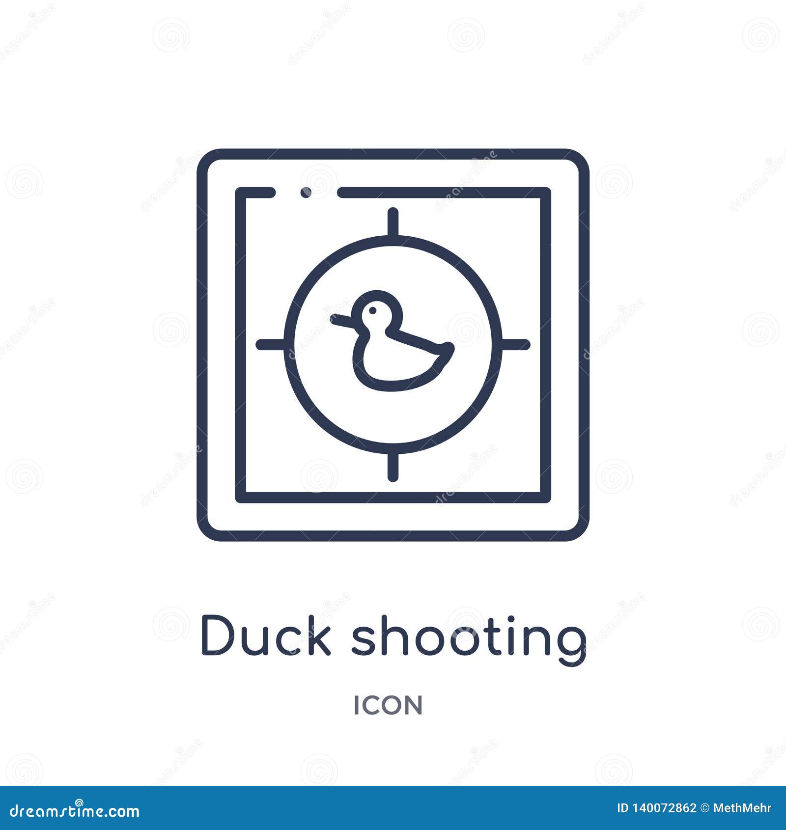 Linear Duck Shooting Icon from Entertainment Outline Collection. Thin ... Linear Duck Shooting Icon from Entertainment Outline Collection. Thin ...