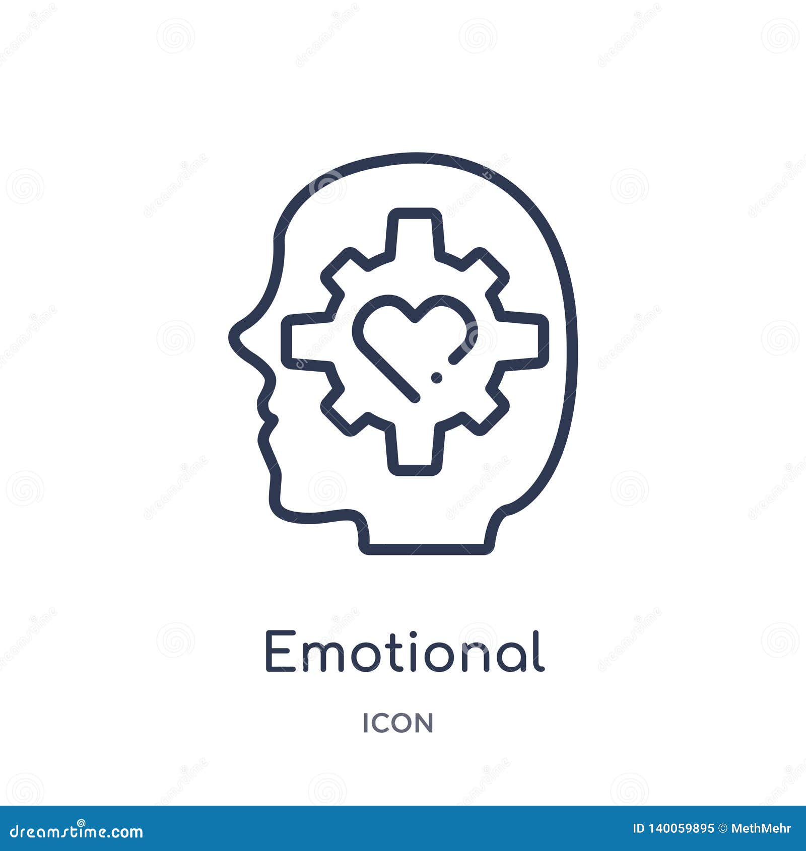 Linear Emotional Intelligence Icon from Human Resources Outline ... Linear Emotional Intelligence Icon from Human Resources Outline ...