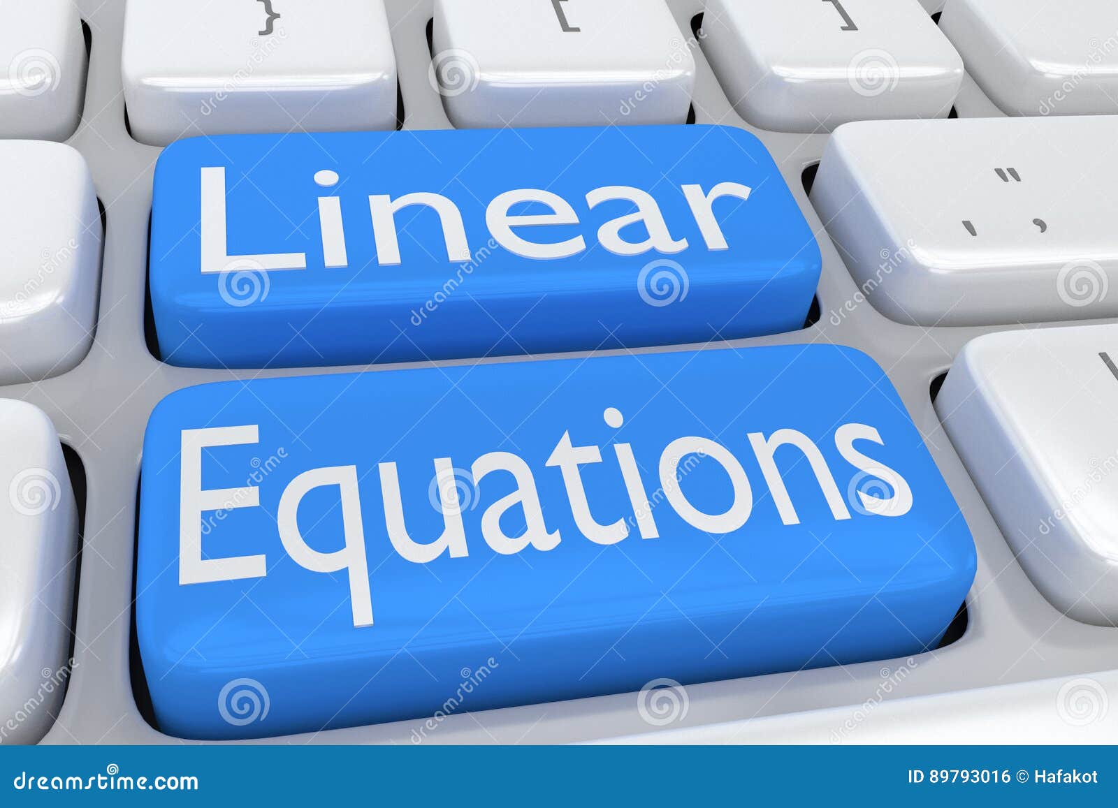 Linear Equations concept stock illustration. Illustration of proofs ...