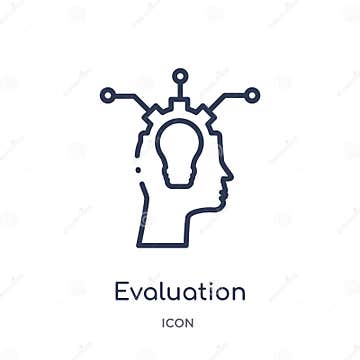 Linear Evaluation Icon from Artificial Intellegence and Future ...