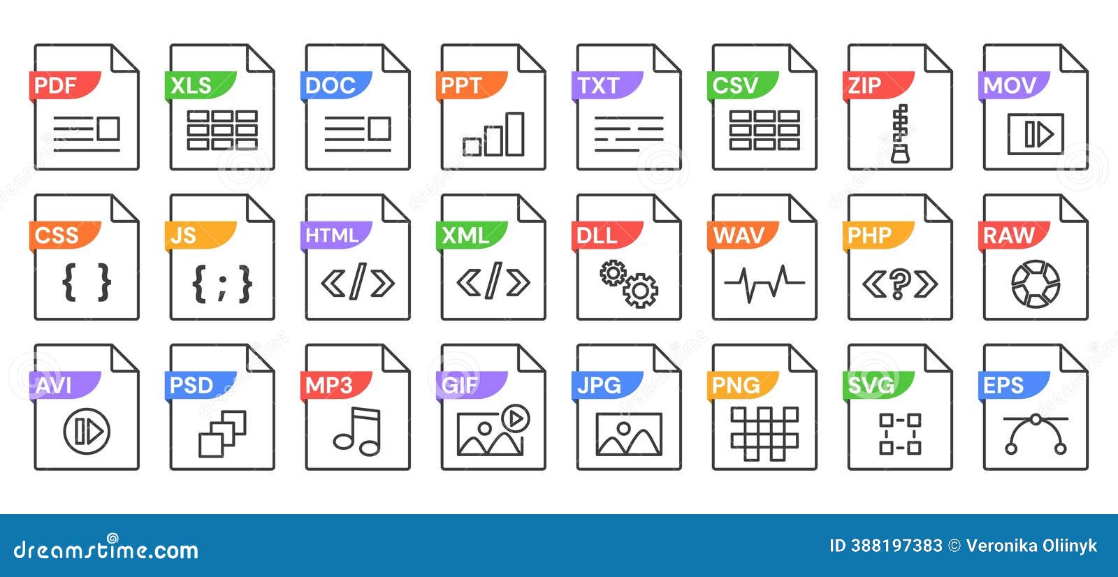 CSR File Format Icon. CSR Extension Gradiant Icon Cartoon Vector | CartoonDealer.com #189498843
