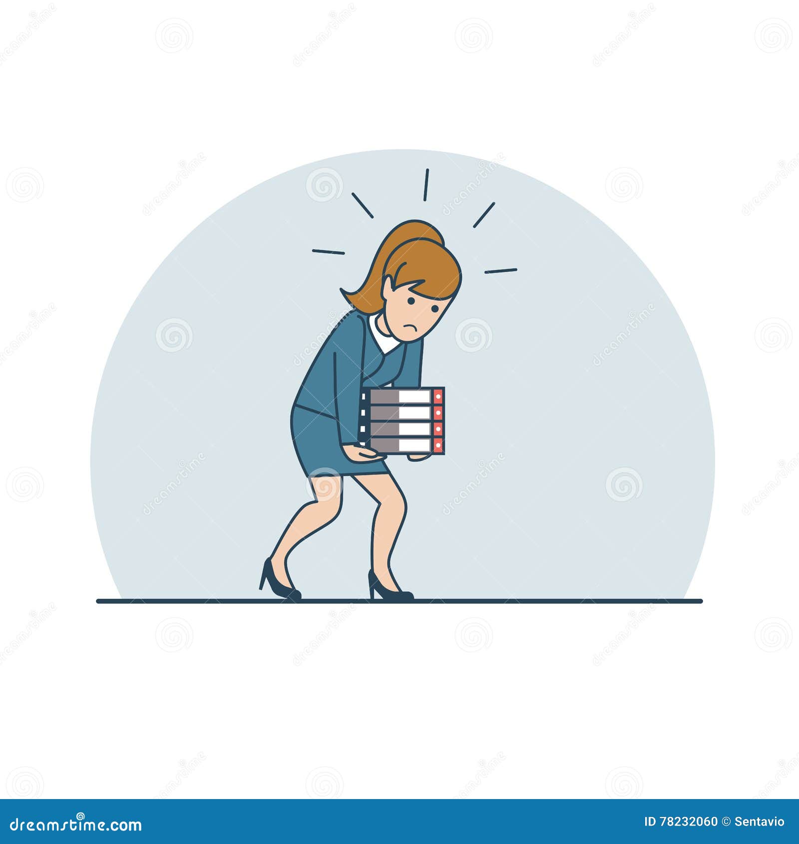 Carrying Heavy Stock Illustrations – 6,941 Carrying Heavy Stock ...