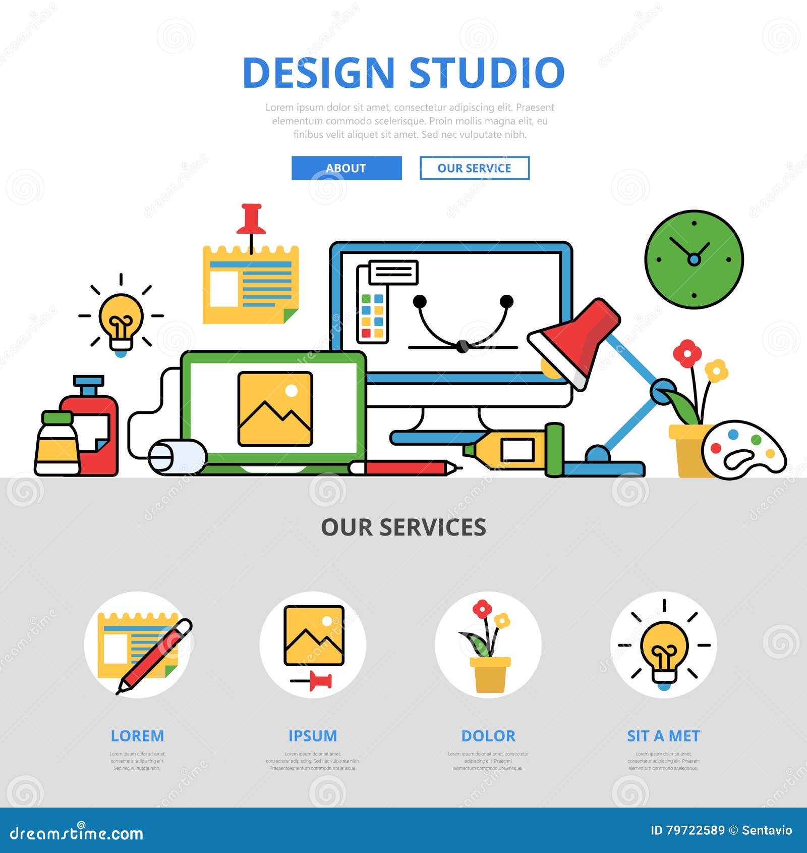 Infographics Ui Ux Designer Cartoon Vector | CartoonDealer.com #70353839