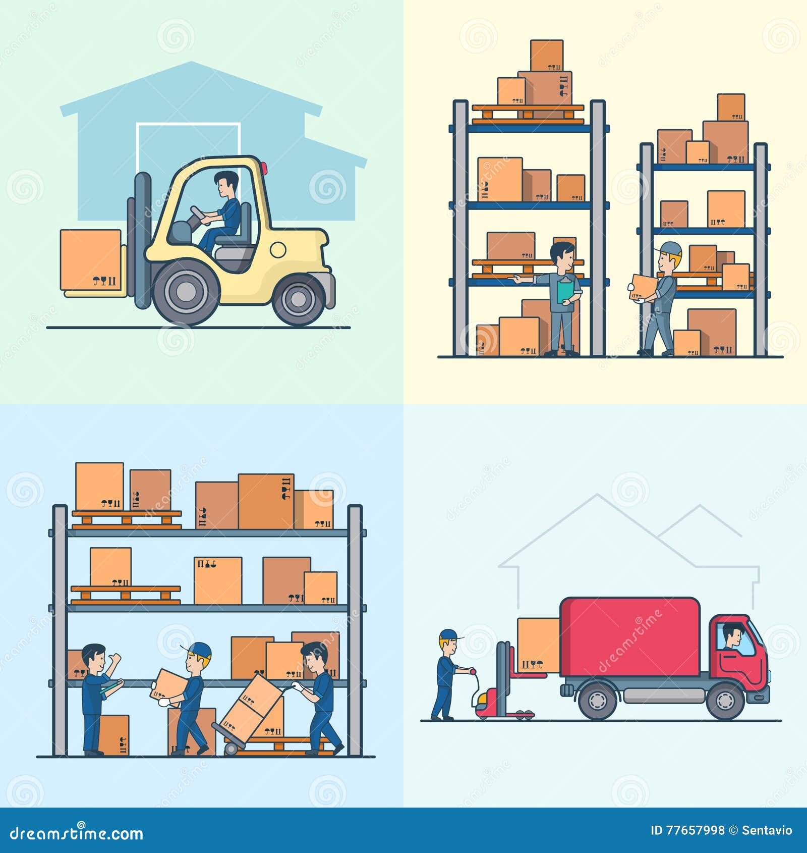 Linear Loader Icon From Construction Tools Outline Collection. Thin ...