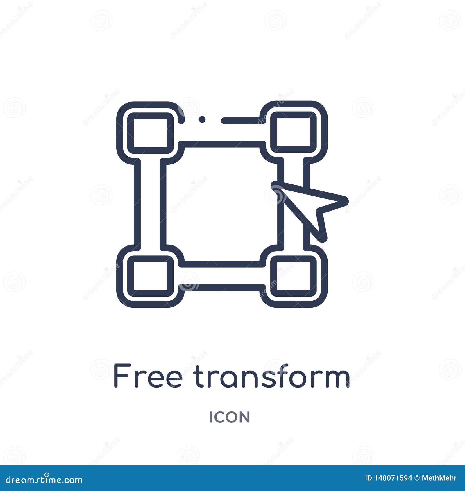 Linear Free Transform Icon from Edit Tools Outline Collection. Thin ... Linear Free Transform Icon from Edit Tools Outline Collection. Thin ...