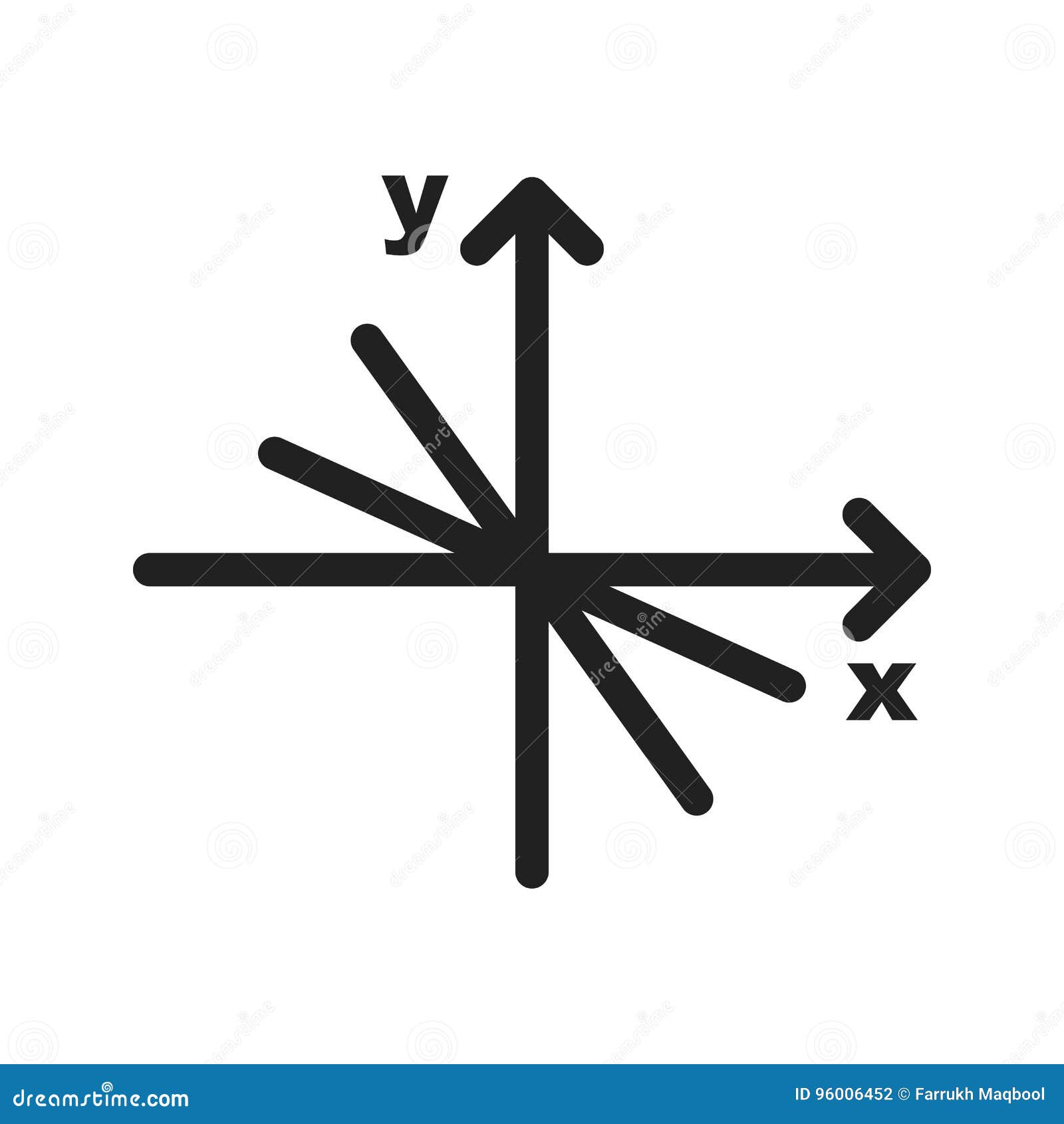 Linear Function stock vector. Illustration of linear - 96006452