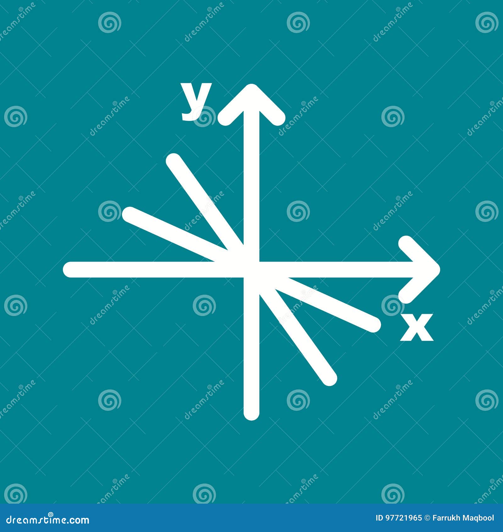 Linear Function Plot Vector Mesh Royalty-Free Stock Photography ...