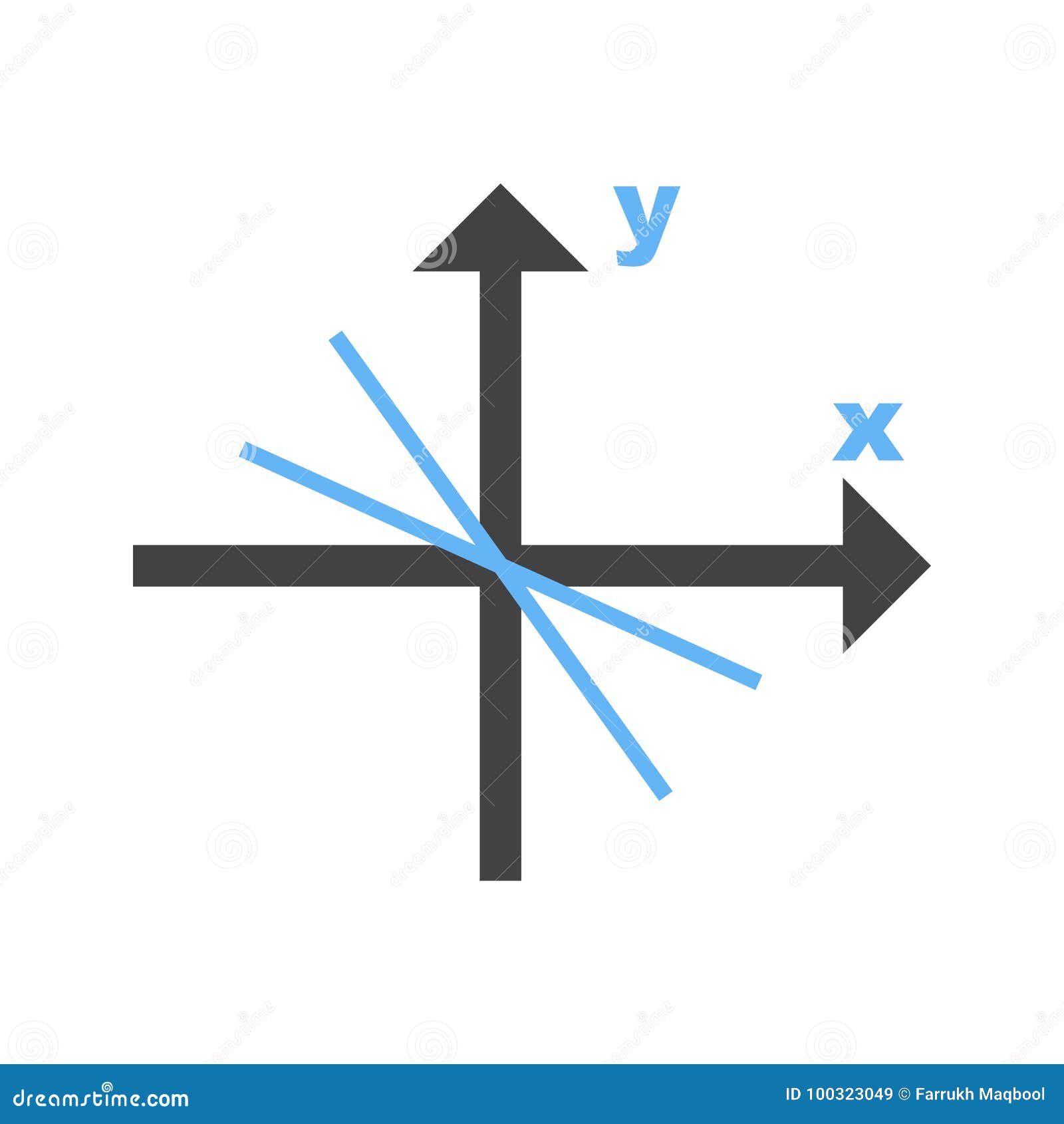 Linear Function stock vector. Illustration of geometry - 100323049