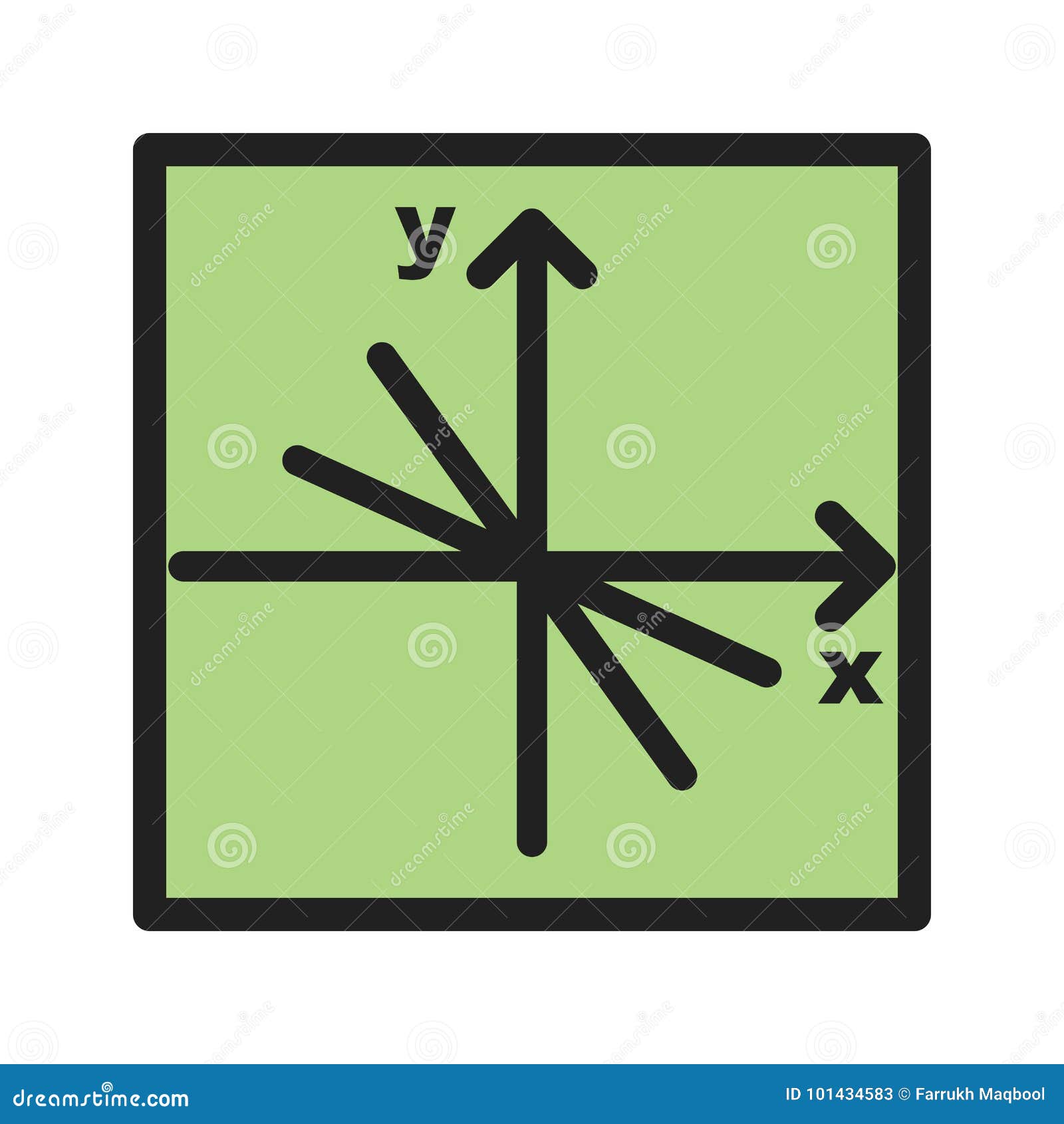 Linear Function stock vector. Illustration of function - 101434583