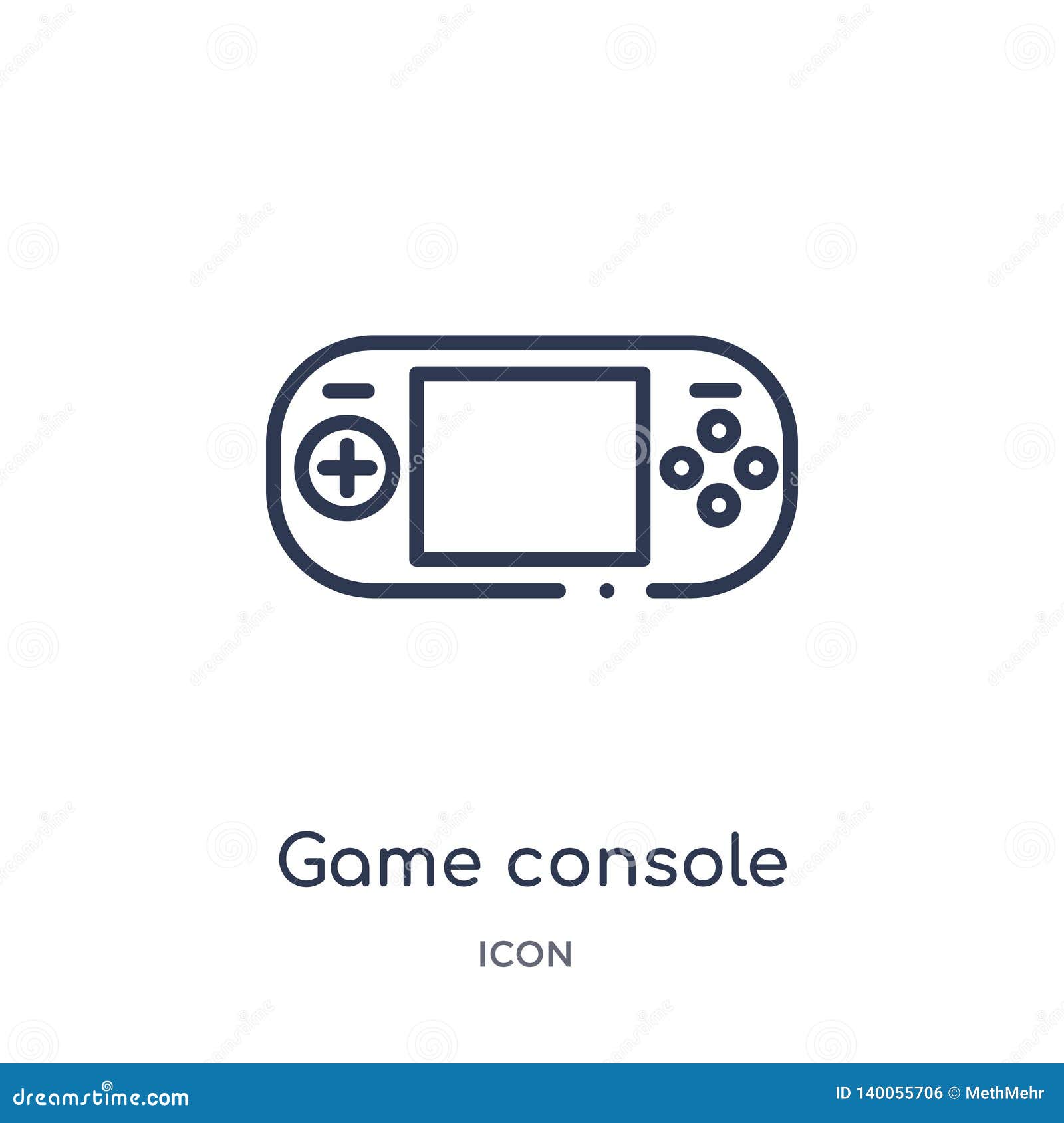 N64 Or Gamecube Video Game Controller Line Art Icon For Apps Or Website ...
