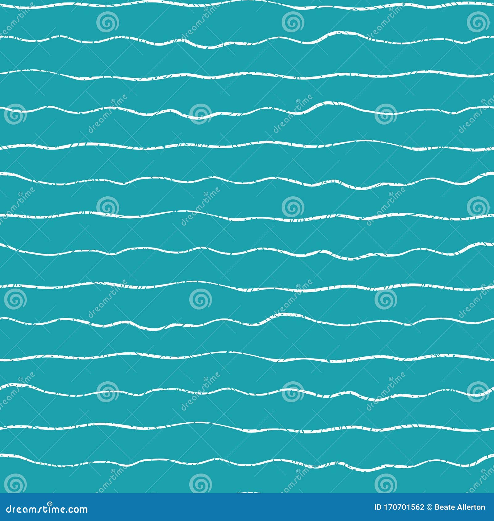 Linear Geometric Doodle White Water Waves or Lines with Grunge Texture ...