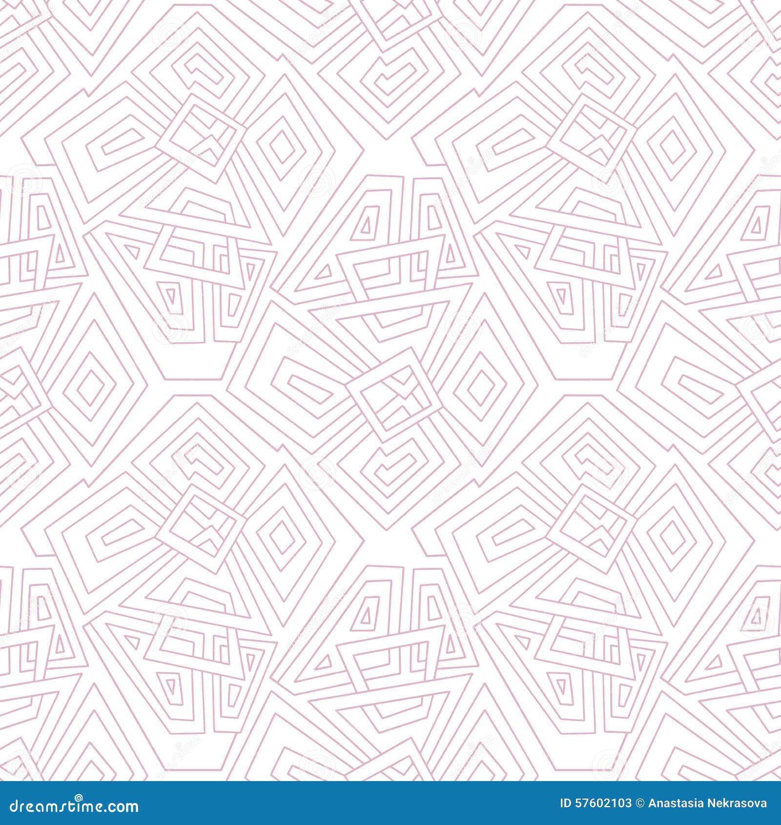 Linear Geometric Seamless Pattern Pale Pink Seamless Pattern