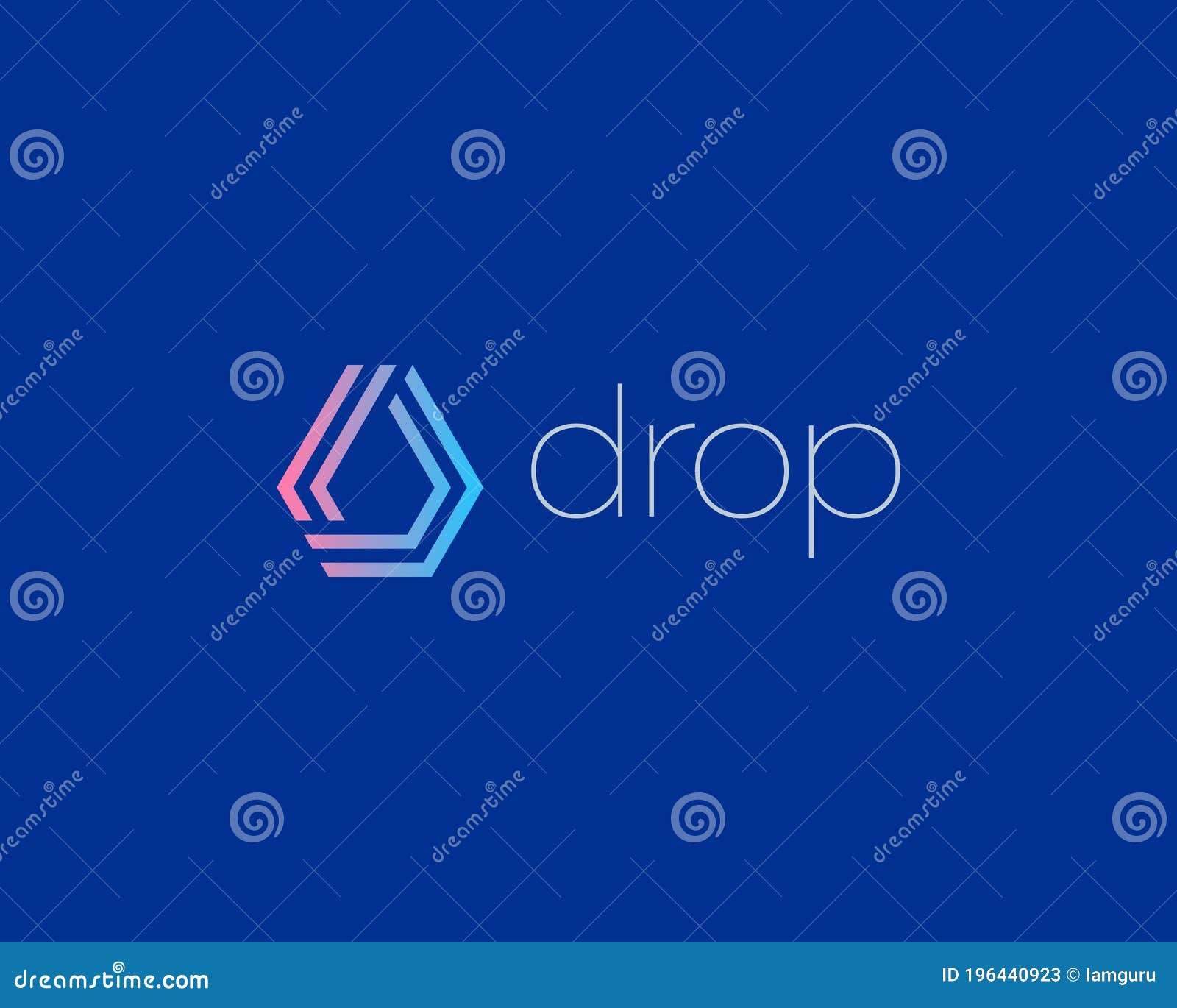 Minimalist DROP DEER Drip Line Art Logo Design Cartoon Vector ...