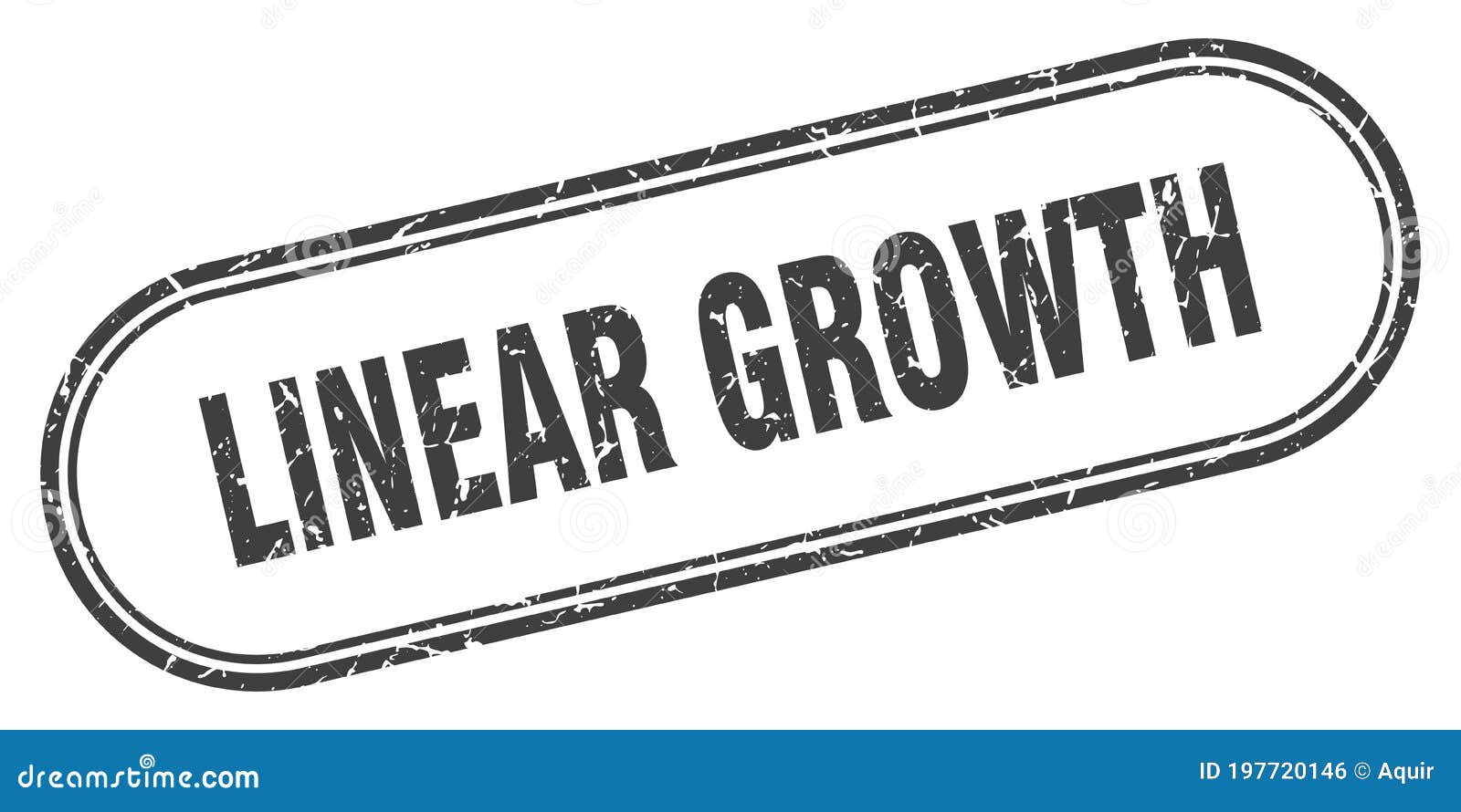 Linear Growth Icon From Digital Economy Outline Collection. Thin Line ...